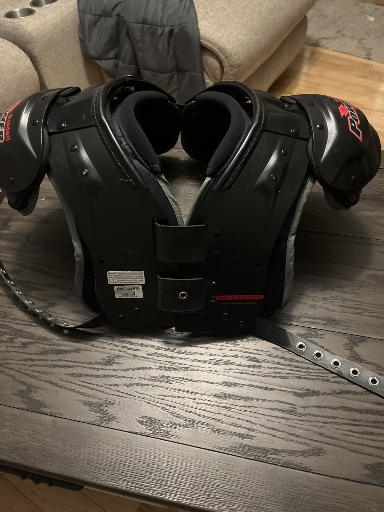 Used Small Riddell Power SPK+ Shoulder Pads | SidelineSwap