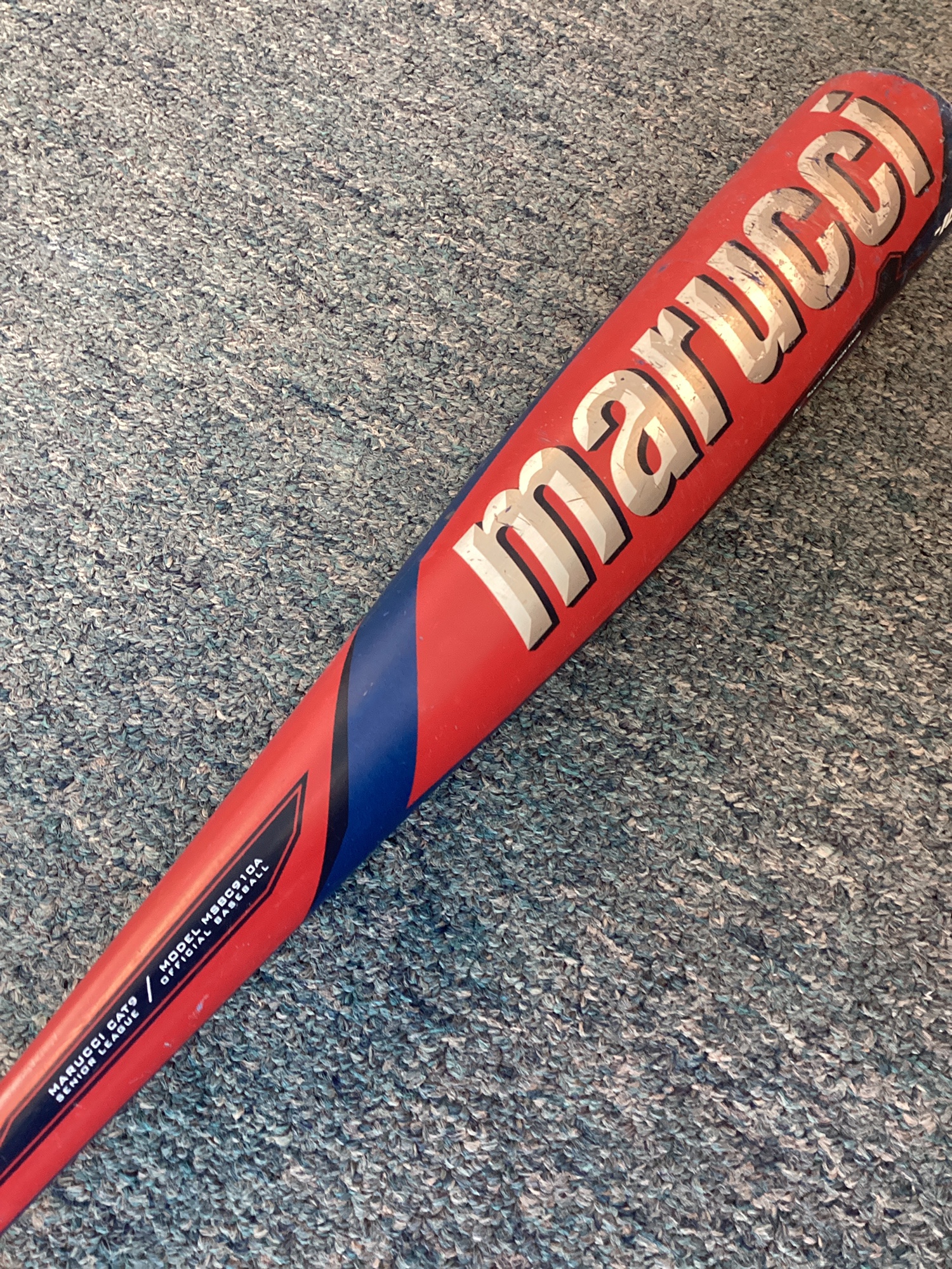 Marucci Cat 9 Pastime Alloy Bat (-10) 28"18oz Used USSSA Certified ...