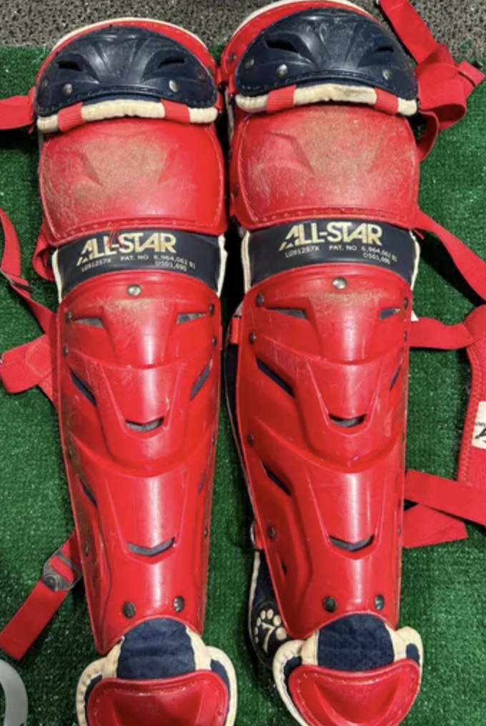 Bundle Chest protector and All Star Catcher's Leg Guards | SidelineSwap