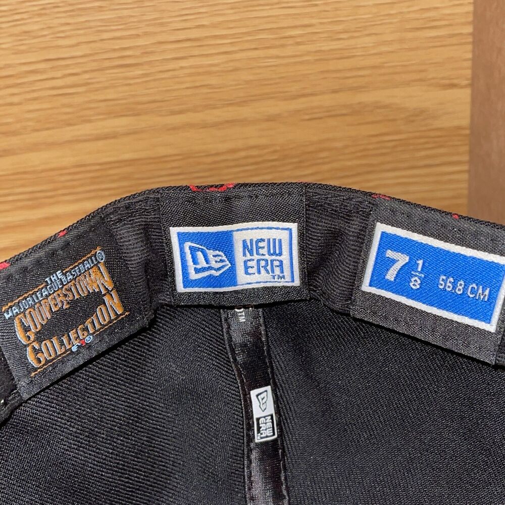 Milwaukee Brewers MLB Cooperstown Collection Fitted Hat Retro Baseball ...