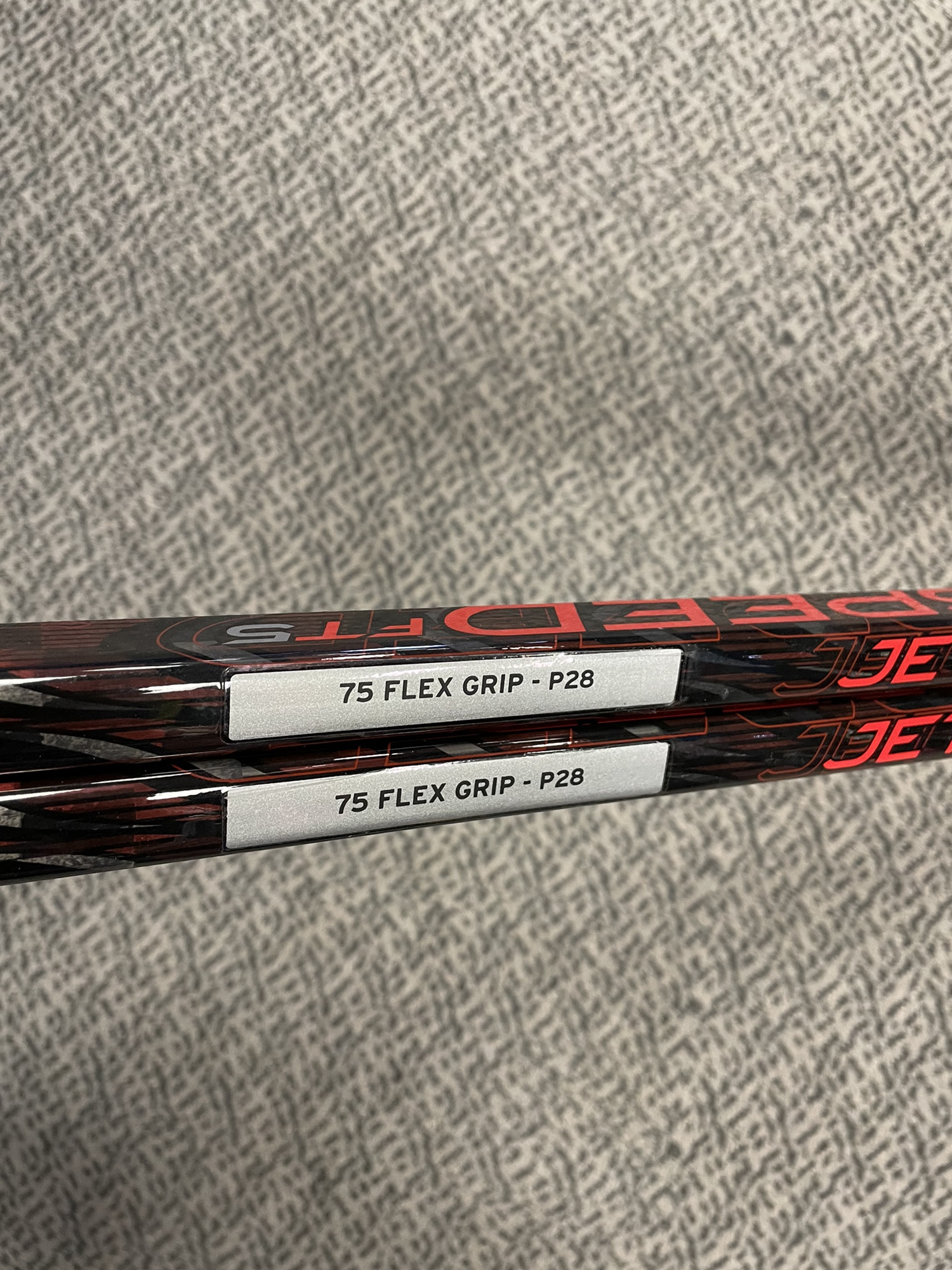 2-PACK CCM FT5 75 flex P28 curve right hand sticks | SidelineSwap