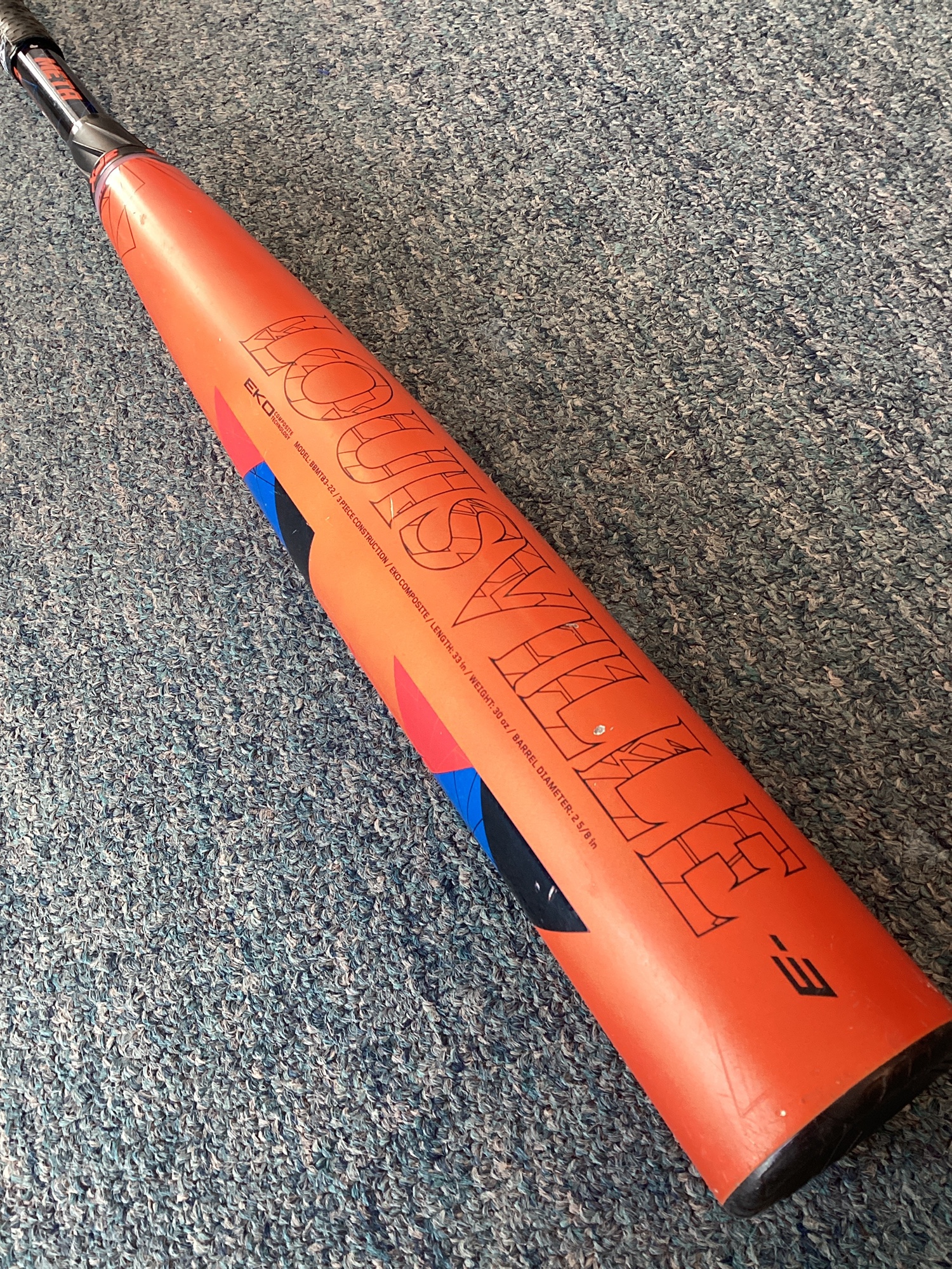 Used BBCOR Certified Louisville Slugger Meta Bat (-3) 30oz 33 ...