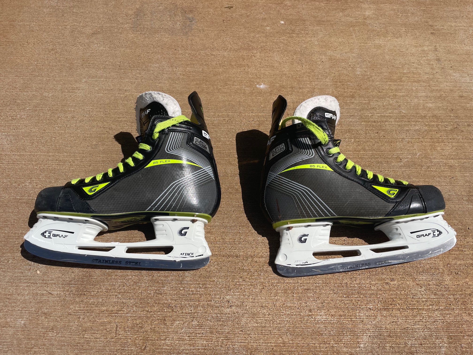 Senior Used Graf Supra G5035 Hockey Skates Regular Width Size 8 ...