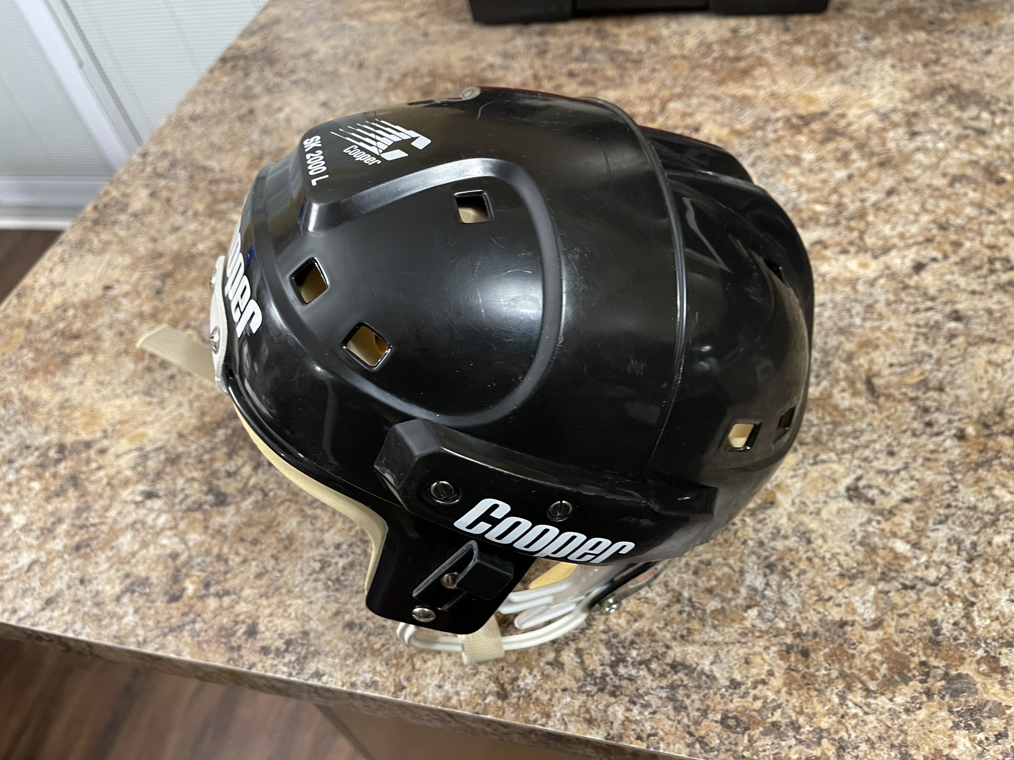 Vintage Black Cooper SK2000 L Hockey Helmet | SidelineSwap