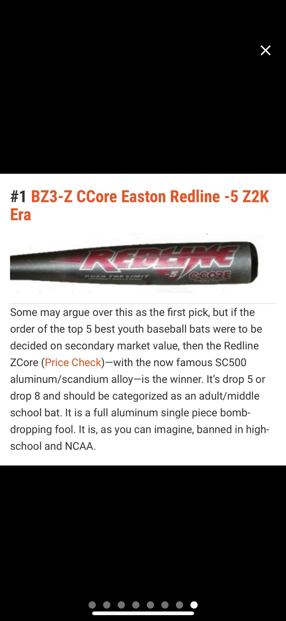 Rare Easton Redline ‘MJ Bat’ GOAT Of Hottest Bats. Scandium Alloy (-5 ...