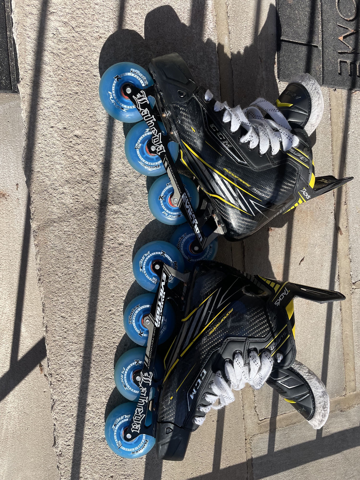 Custom Roller Converted CCM 9.5 Super Tacks Hockey Skates | SidelineSwap