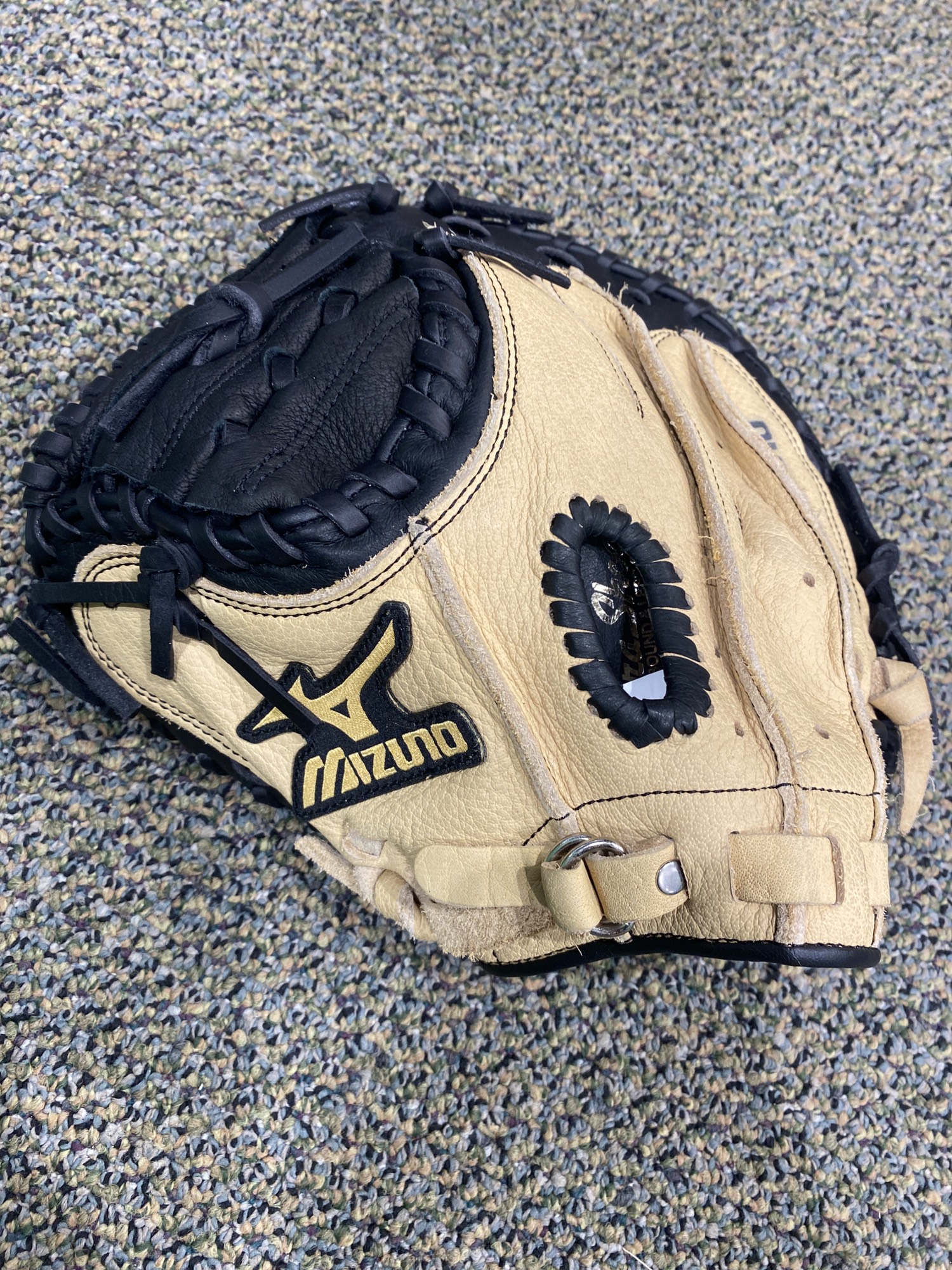 New Tan Mizuno Power Close Left Hand Throw Catcher Baseball Glove 32.5 ...