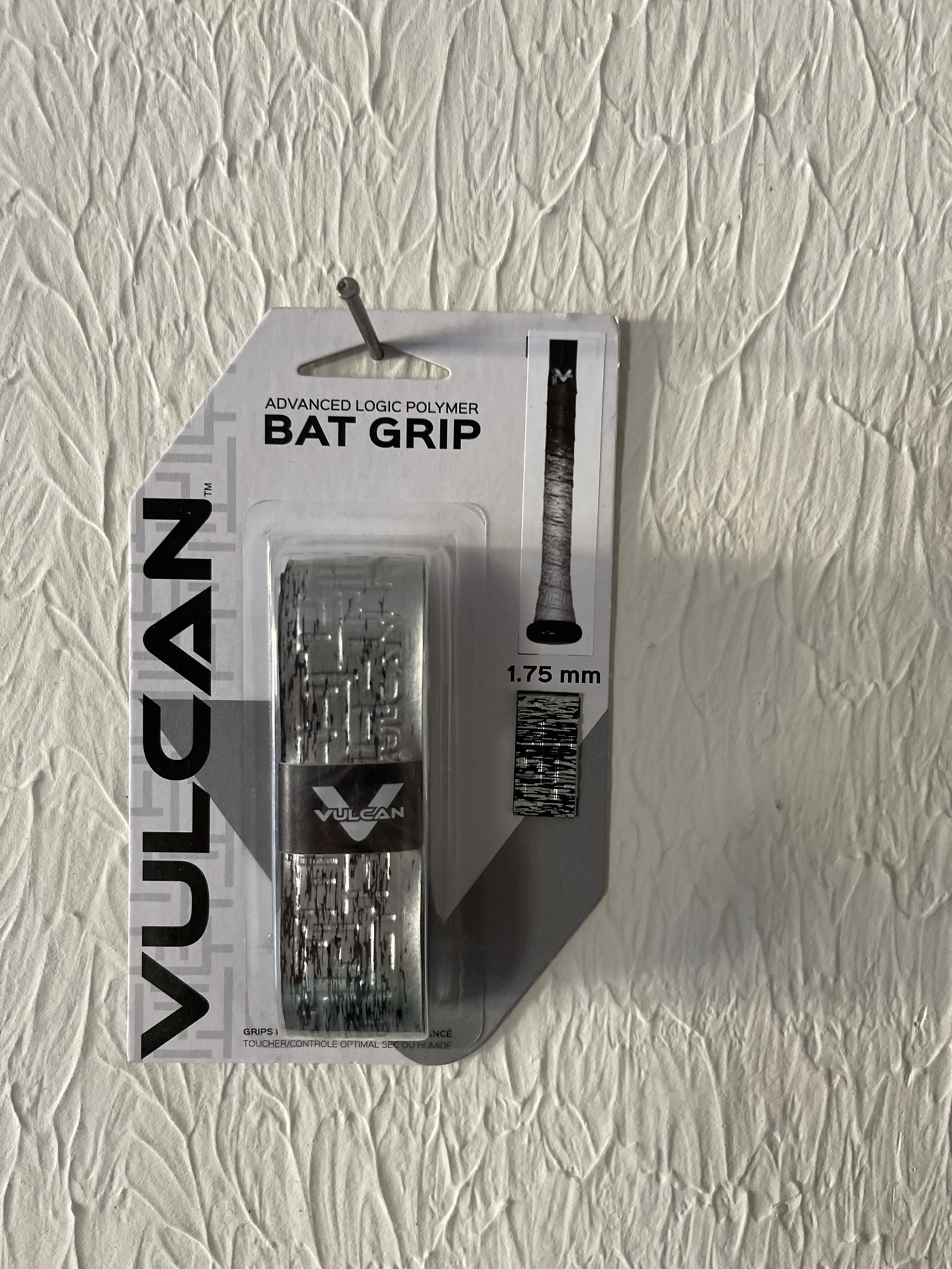Vulcan bat grip 1.75 mm - Silver Surge | SidelineSwap