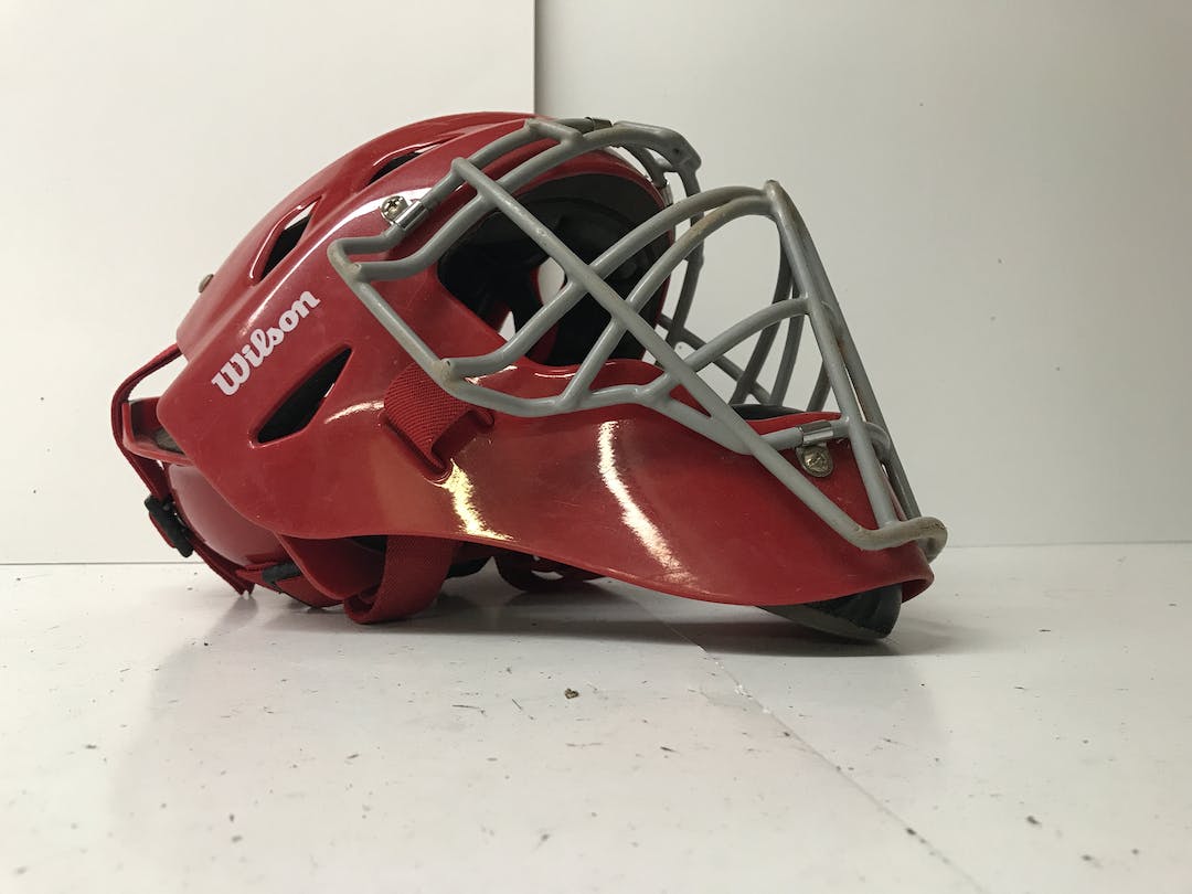 Used Wilson Catchers Helmet S M Catcher's Equipment | SidelineSwap