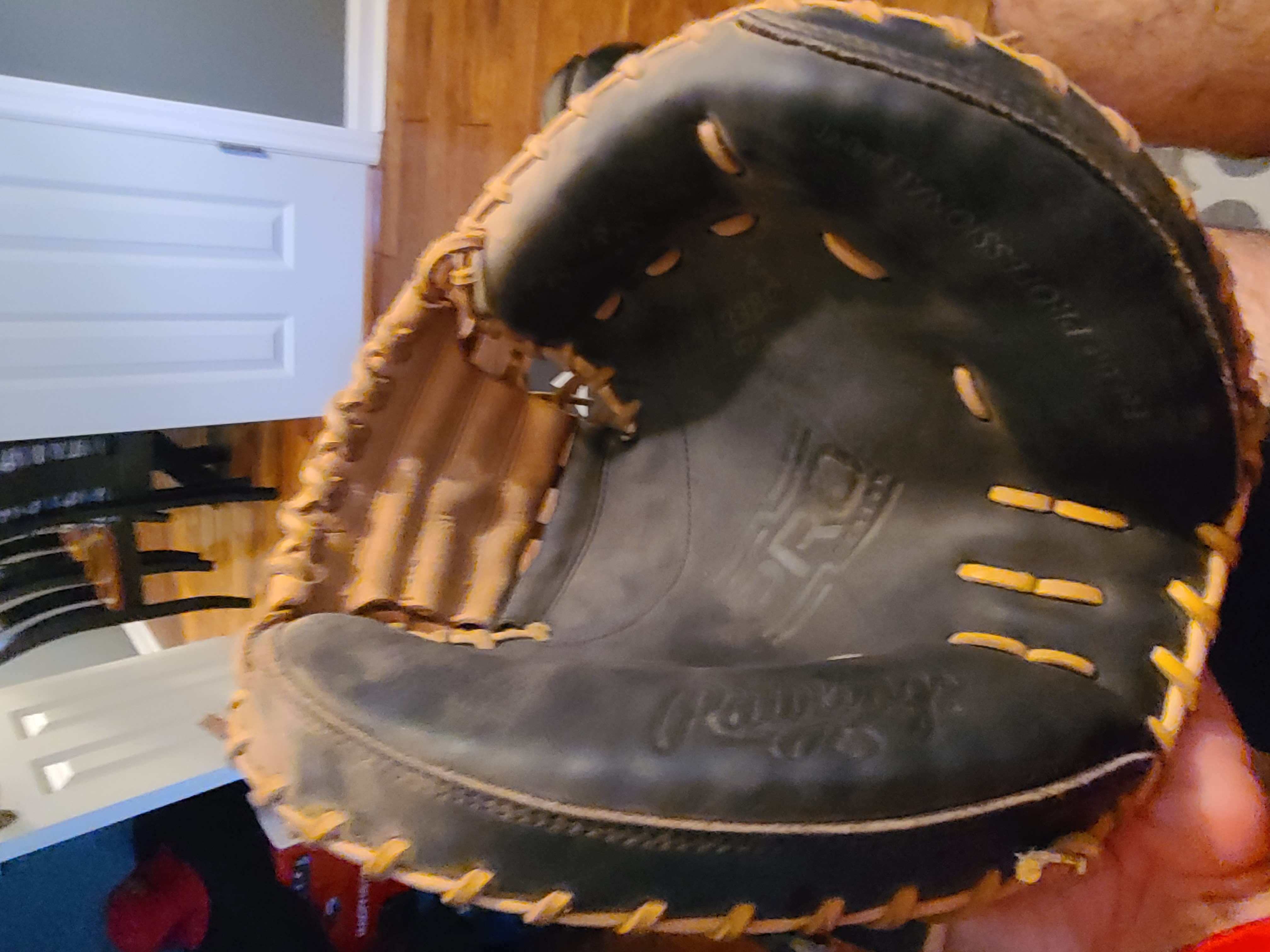 Used Rawlings Right Hand Throw Catcher's Rawlings Primo Baseball Glove ...