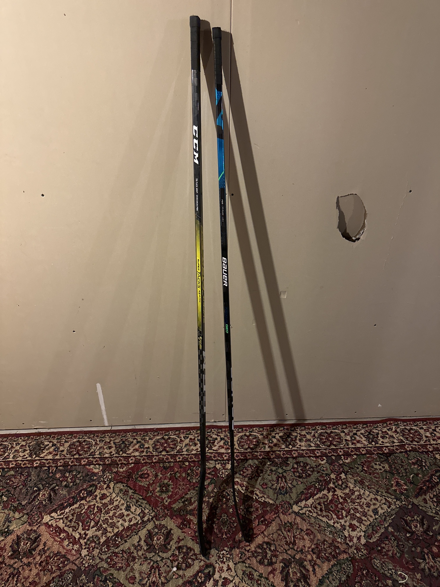Like New P88 77flex Bauer Nexus Geo And P88 75 Flex CCM AS2 Pro ...