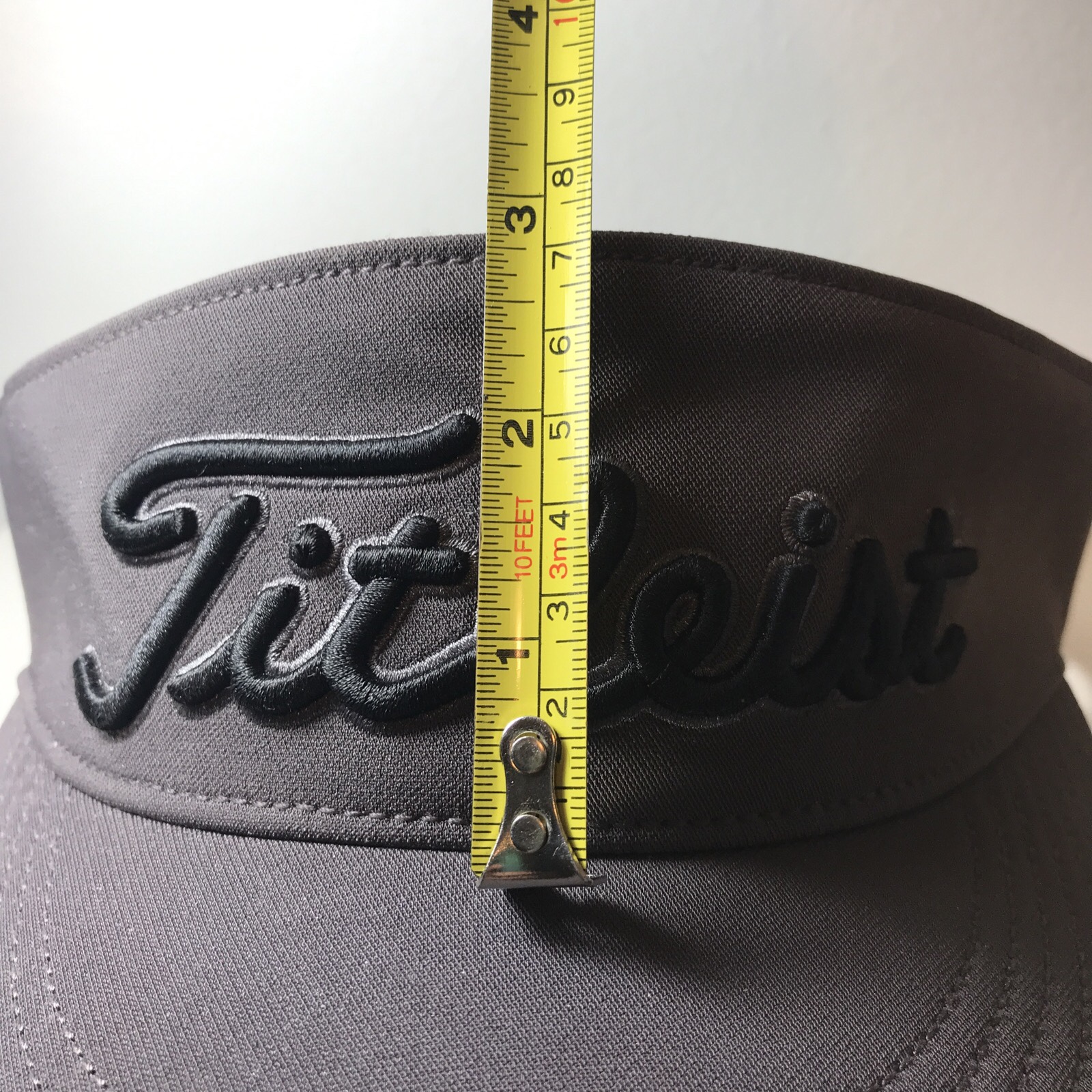 Titleist Golf Tour Visor Dark Grey Pro V 1 and FJ Logo High-Crown ...