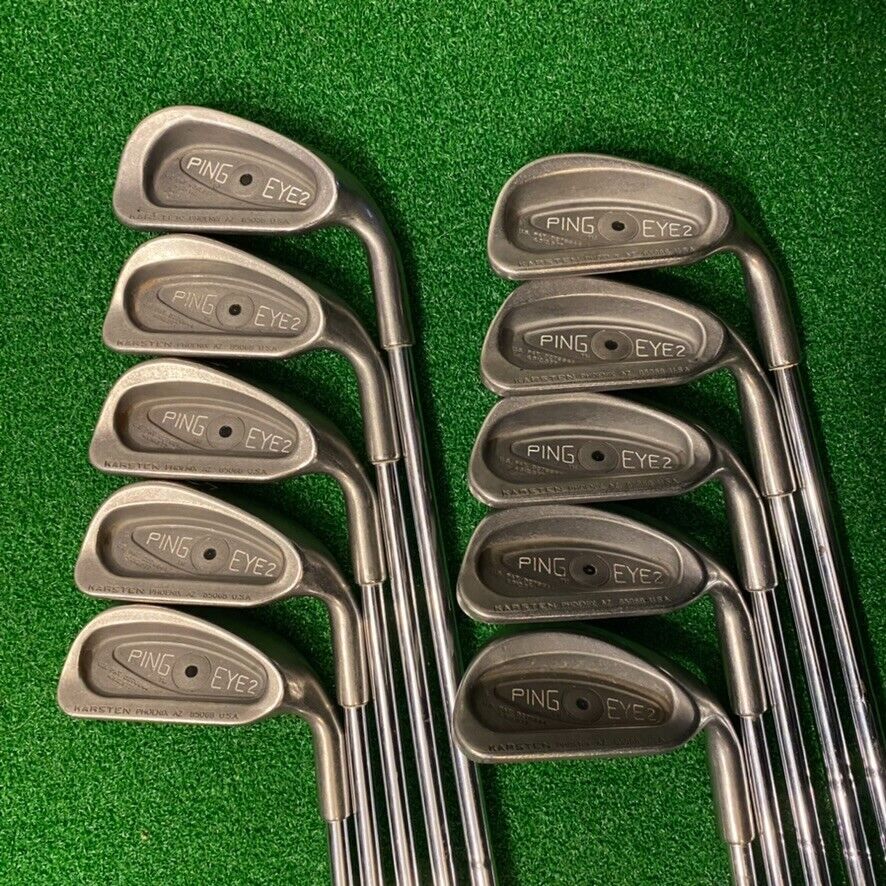 Ping Eye 2 Black Dot Iron Set 2-SW With New Grips | SidelineSwap