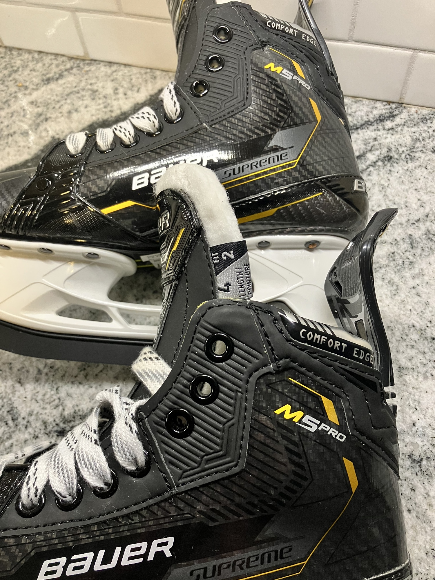 New Bauer Size 4 Supreme M5 Pro Hockey Skates | SidelineSwap