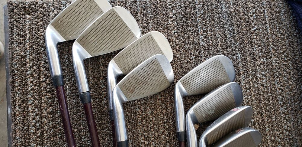 FULL SET ALL STAN THOMPSON GINTY GOLF CLUBS 4 WOOD & 8 IRONS EXCELL ...