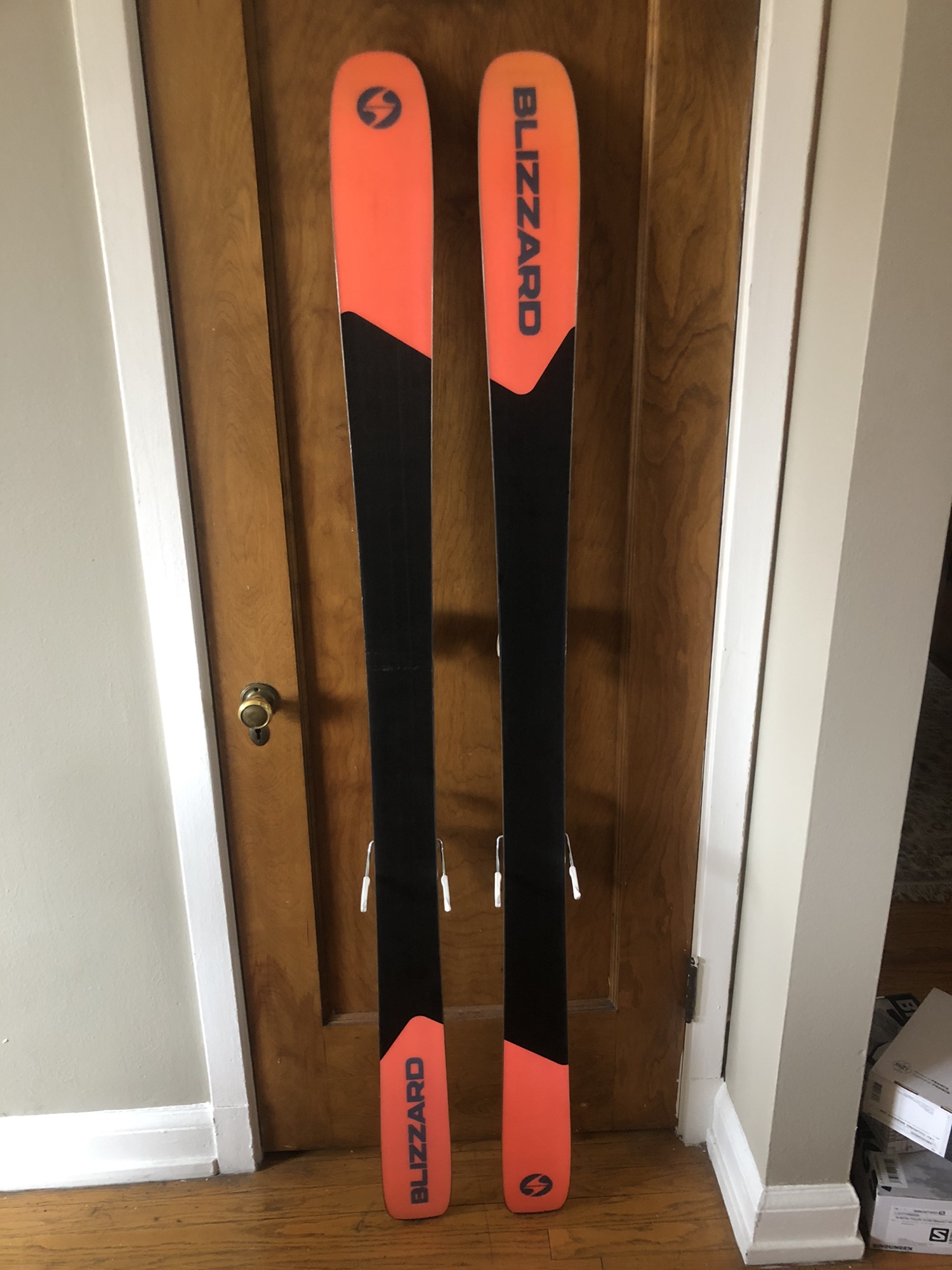 Blizzard Rustler 9 180cm with Adjustable Salomon Warden Bindings ...
