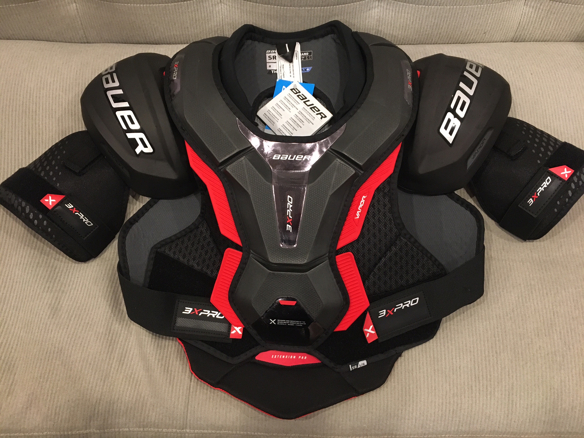 New! Bauer Vapor 3X Pro Shoulder Pads Senior Medium | SidelineSwap