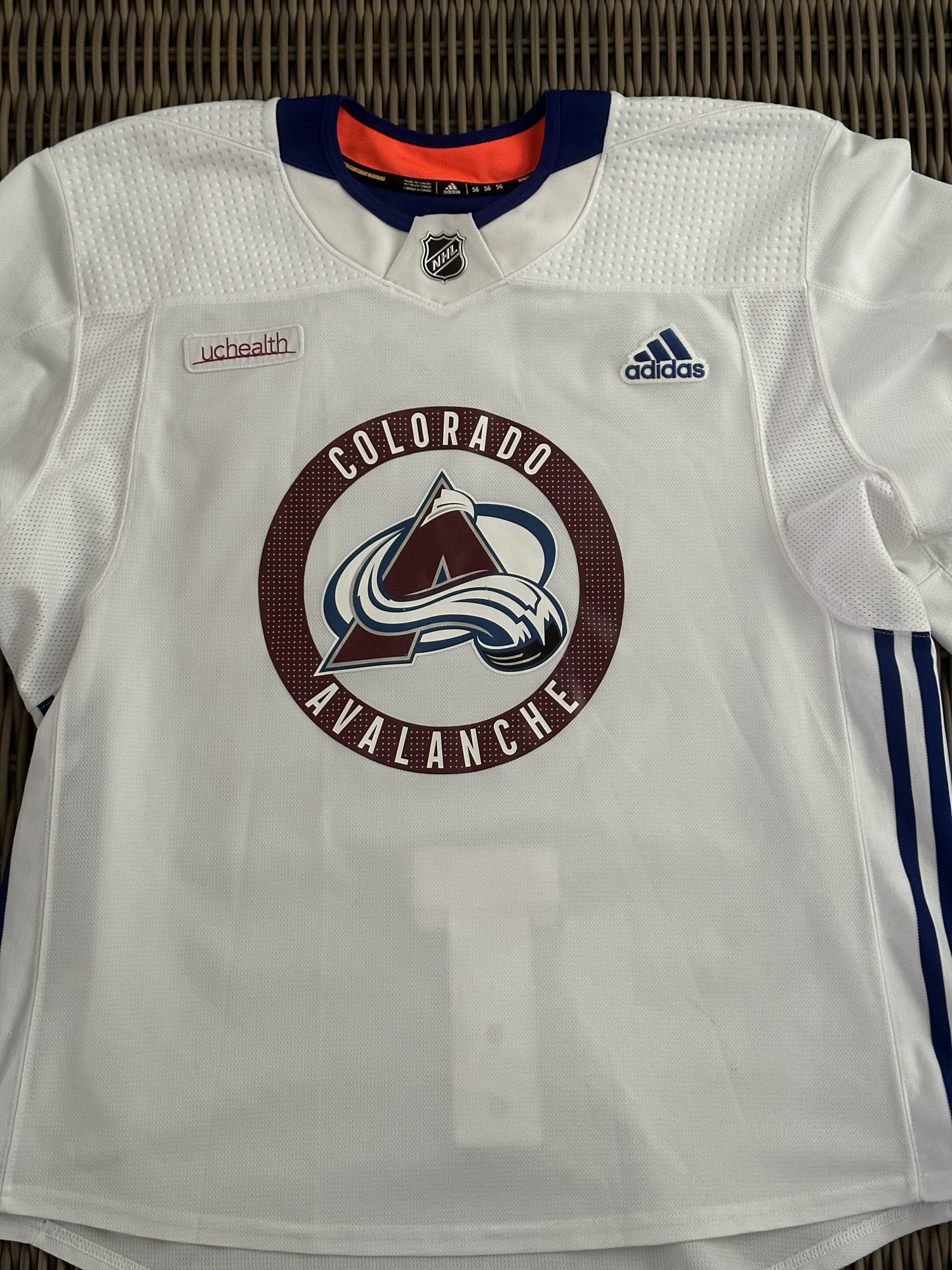 Colorado Avalanche Adidas Practice Jersey | SidelineSwap