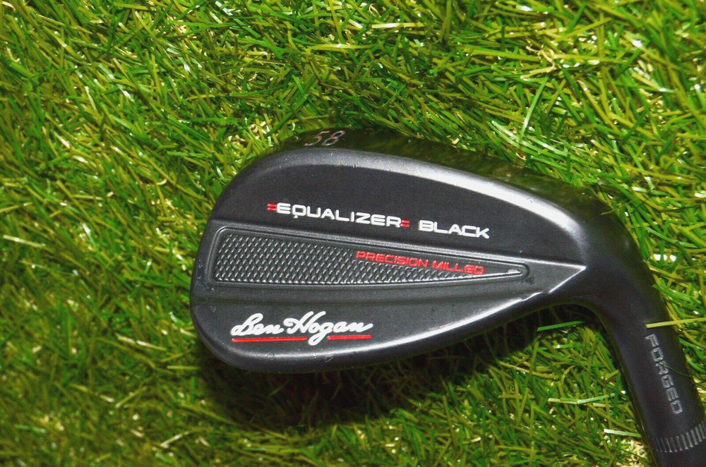 Ben Hogan Equalizer Black Forged 58 Wedge RH 35.5" Steel Wedge New Grip ...