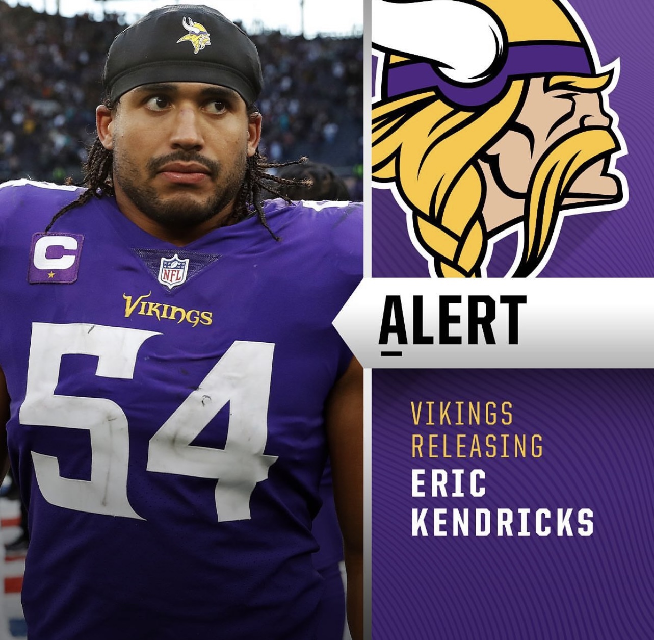 ERIC KENDRICKS MINNESOTA VIKINGS SIGNED 11x14 BECKETT AUTHENTICATED ...