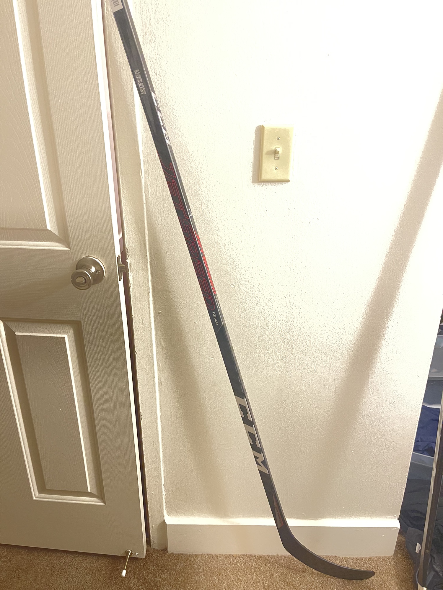 New Right Handed Pro Stock Jetspeed Team Hockey Stick | SidelineSwap