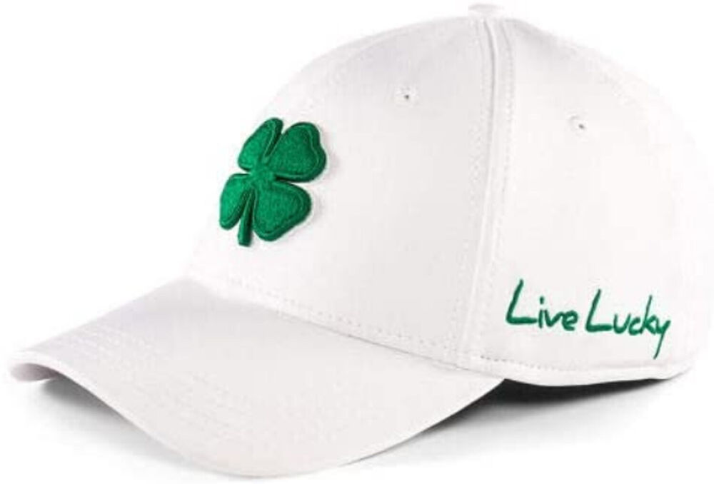NEW Black Clover Live Lucky BC Style 16 White/Green Fitted S/M Hat/Cap ...