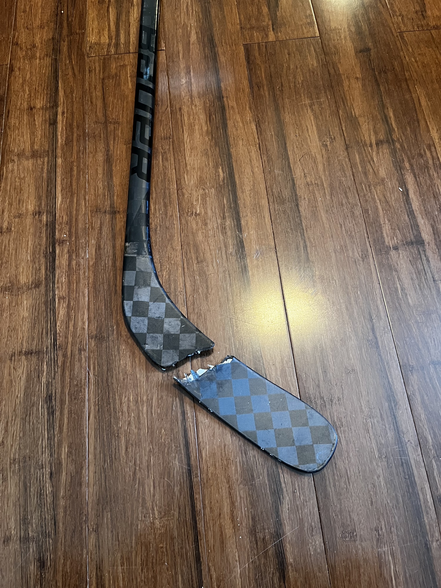 Broken Hockey Stick Bauer Agent | SidelineSwap