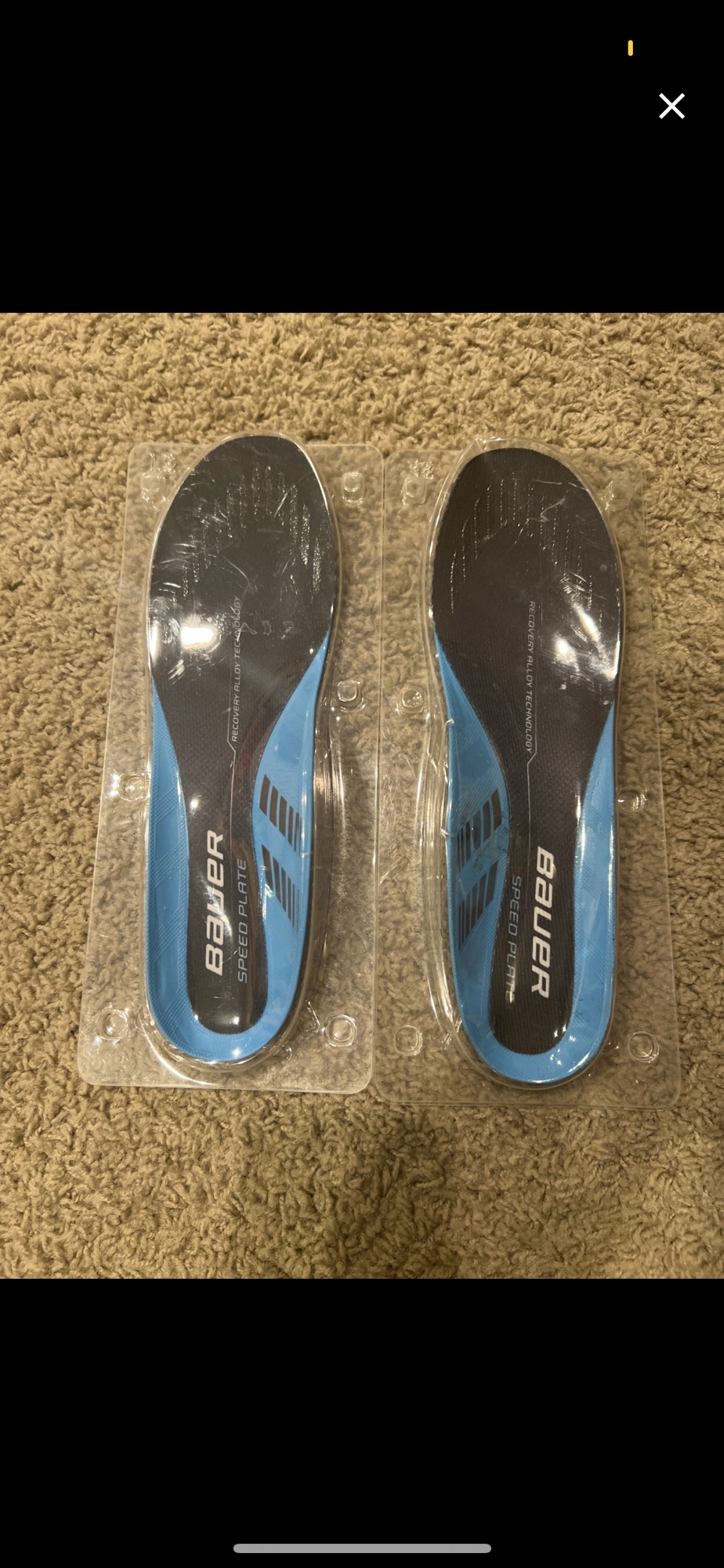 Bauer Speed plates Size 9 AND 10 | SidelineSwap