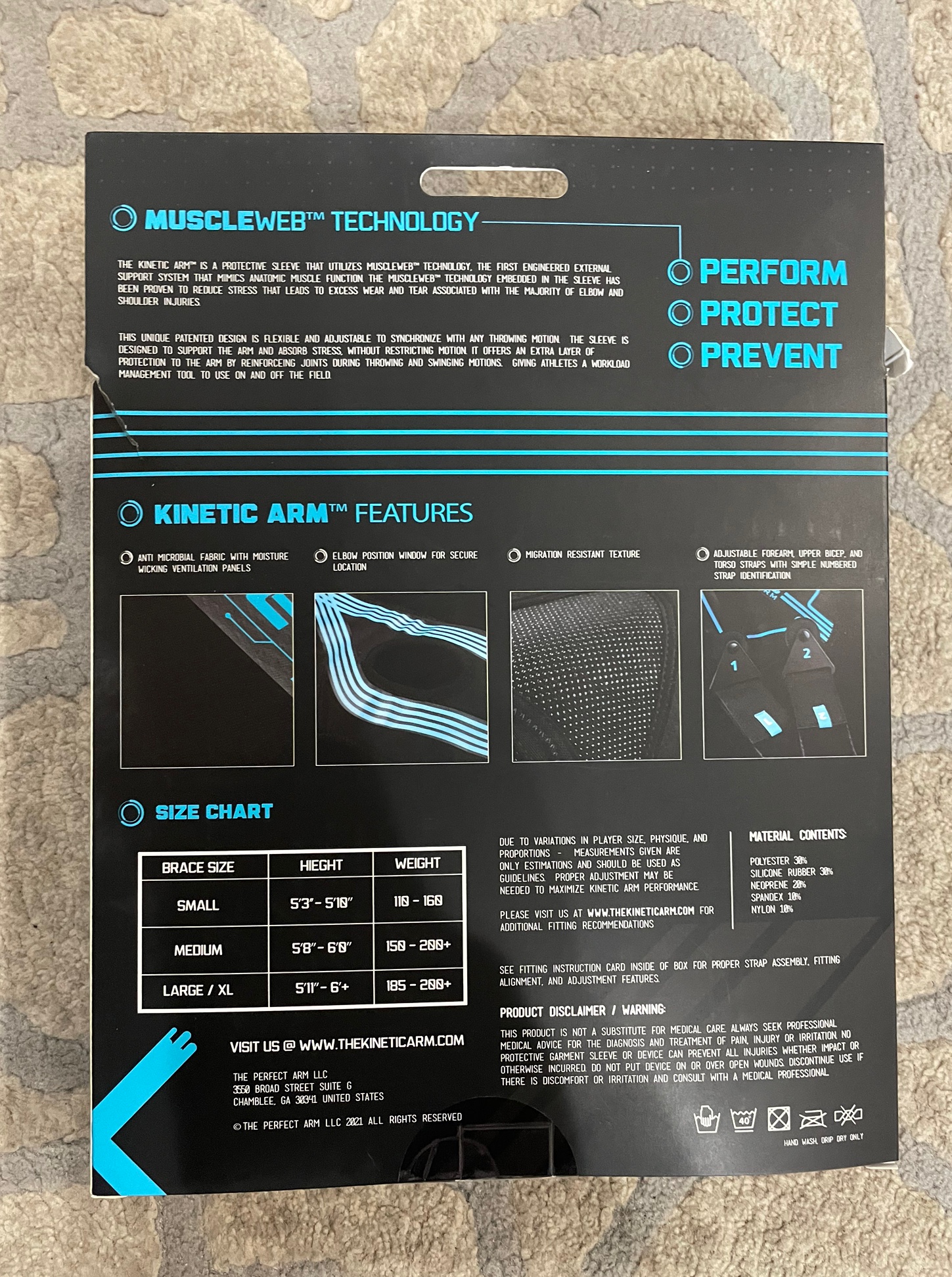 Kinetic Arm baseball training sleeve— SM RHT | SidelineSwap