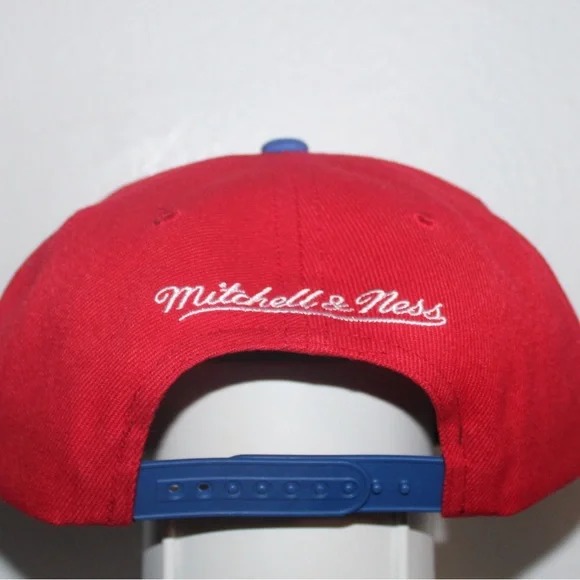 Red New Adult Unisex One Size Fits All Mitchell & Ness Hat | SidelineSwap