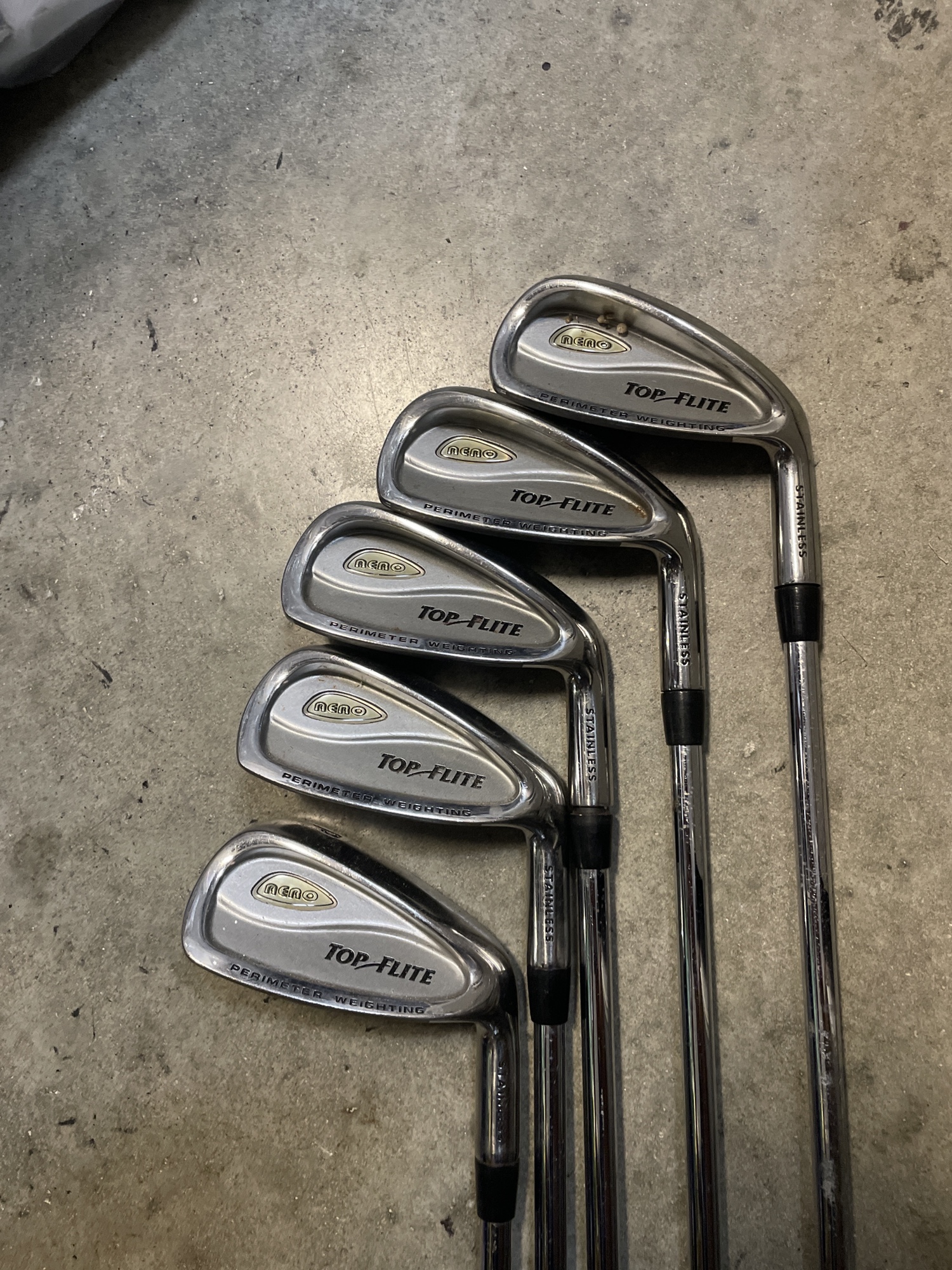 Top Flite Titanium Tour Ti Irons 5 Pc Set | SidelineSwap