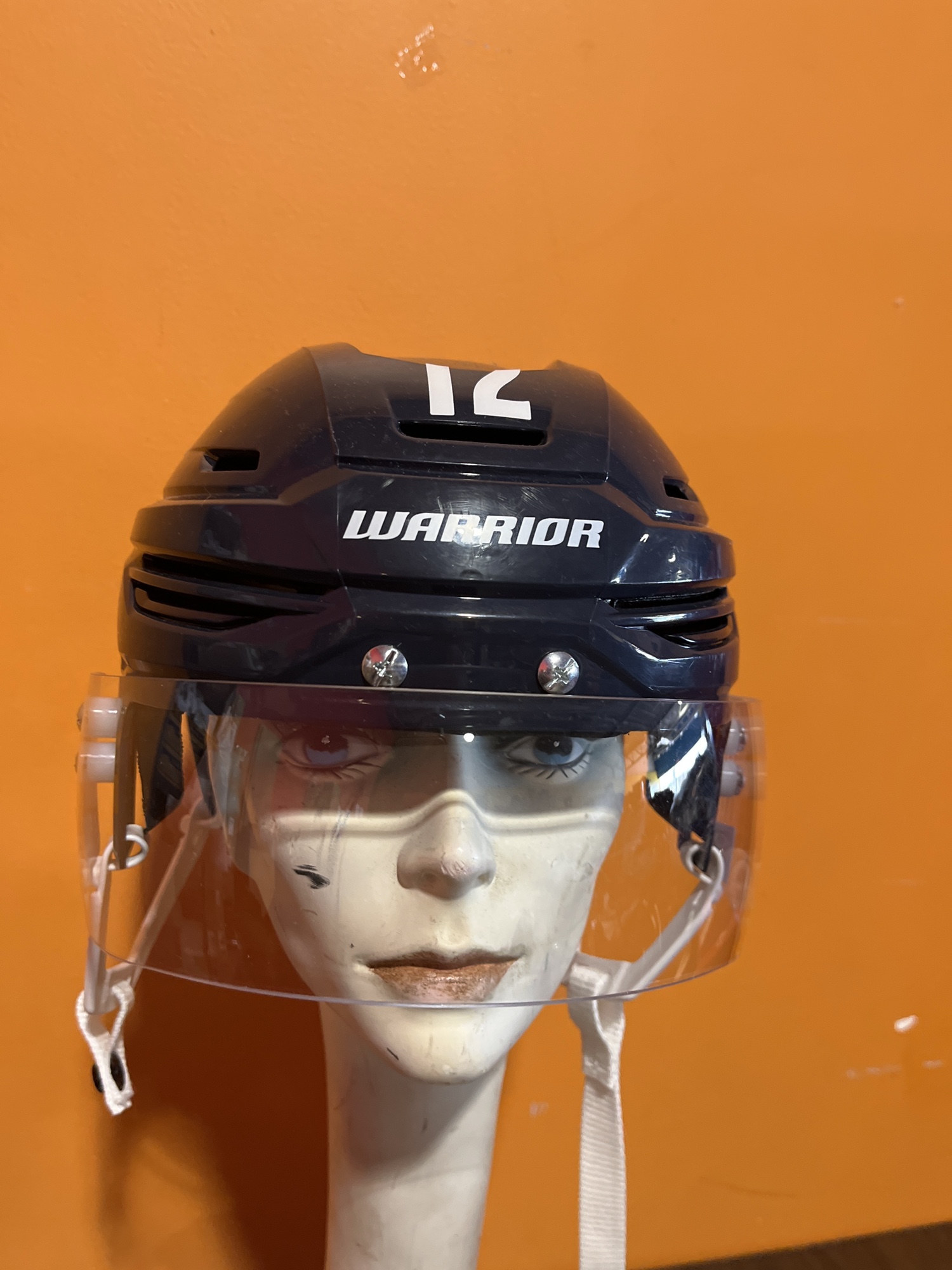 New Navy Warrior Alpha One Pro Pro Stock Helmet Colorado Avalanche ...