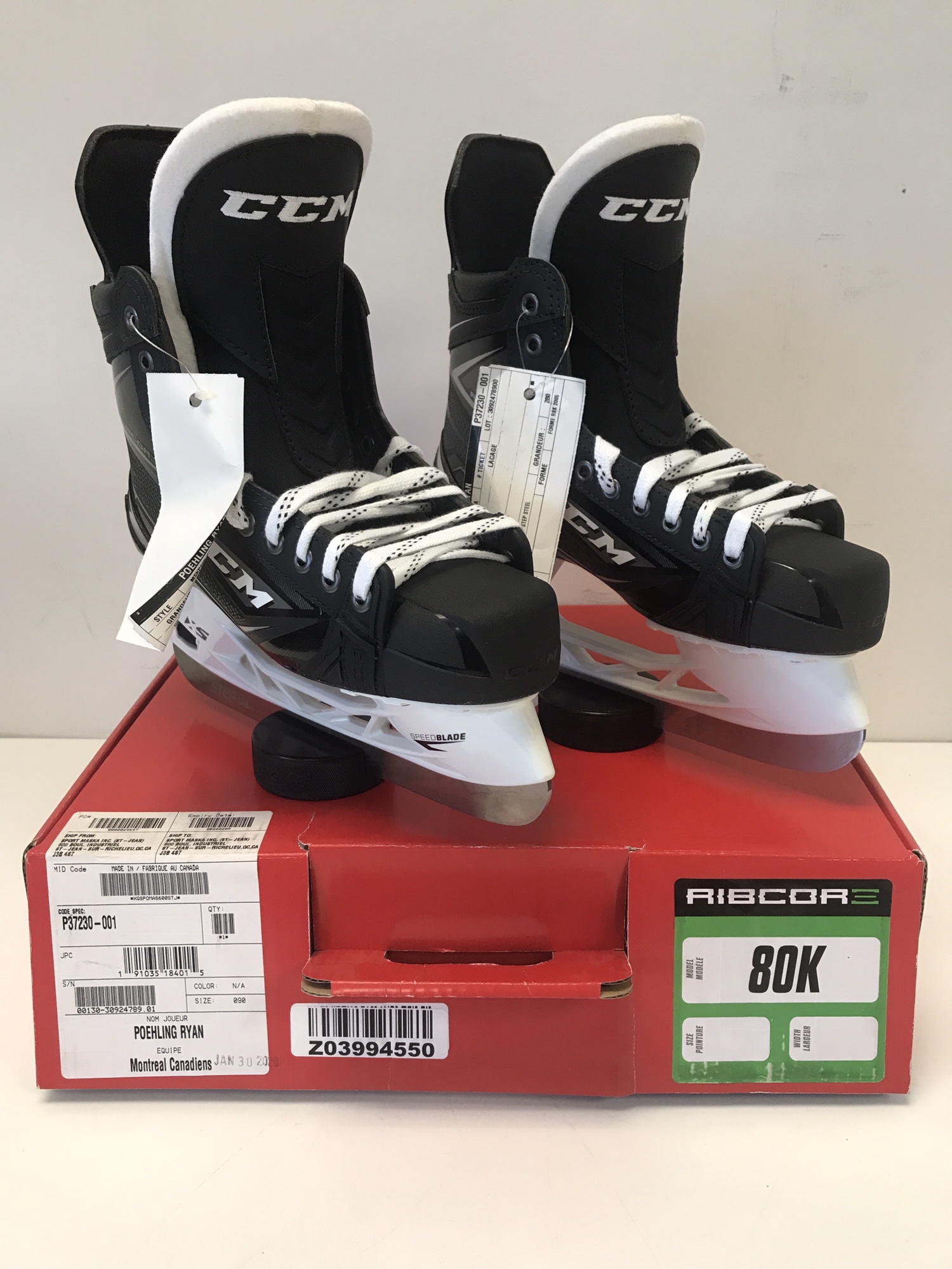 CCM 80K Ryan Poehling Custom Skates | SidelineSwap