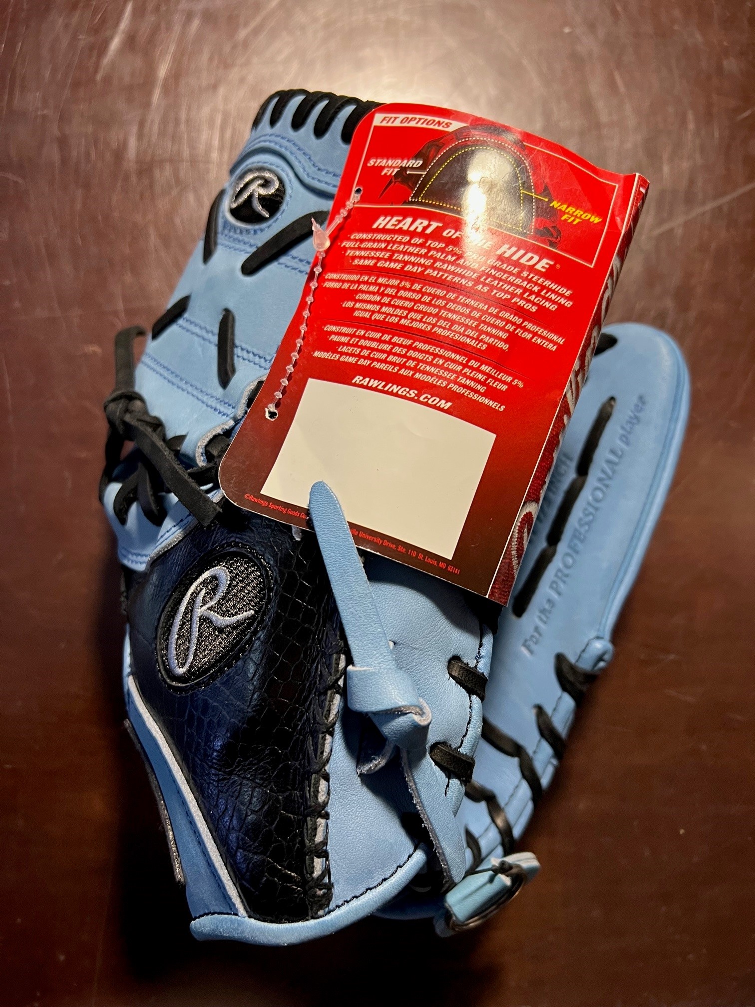 New Rawlings Right Hand Throw Infield Heart of the Hide Baseball Glove 11.5" | SidelineSwap