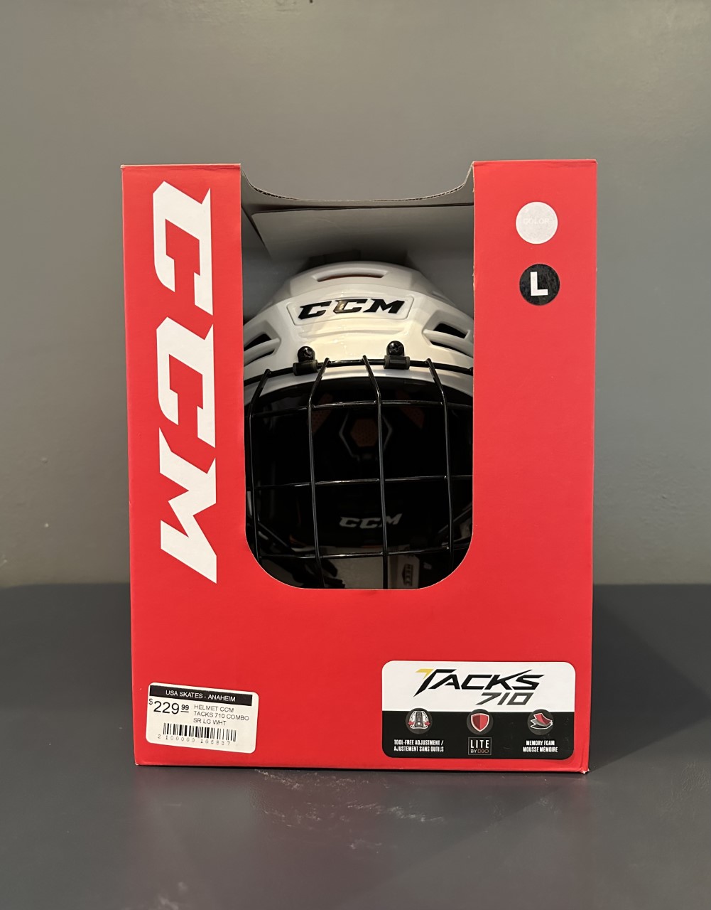 CCM Tacks 710 Combo SR LRG Helmet | SidelineSwap