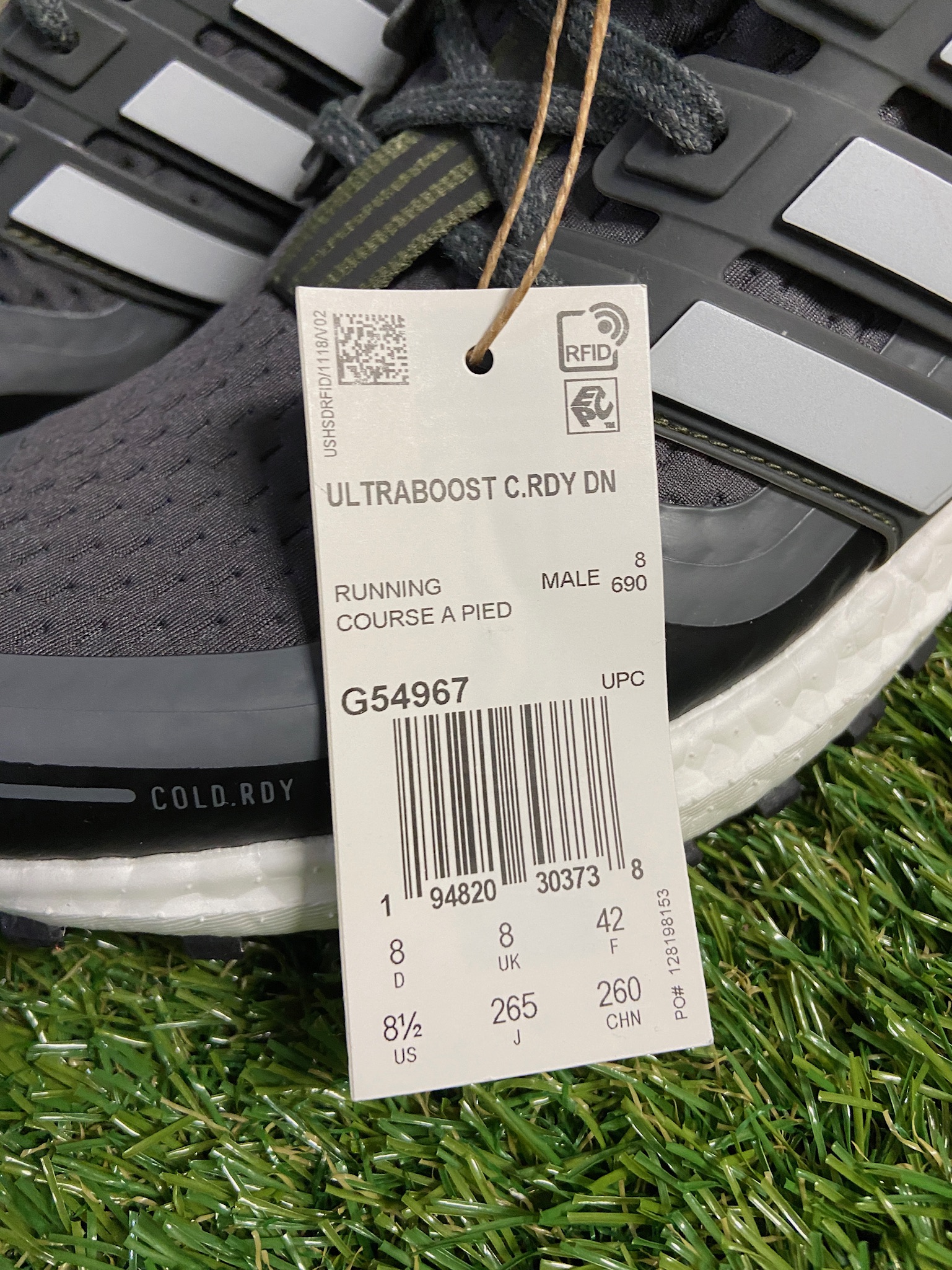 *SOLD* Adidas UltraBoost Cold.RDY DNA Shoes Grey Core Black G54967 Men ...