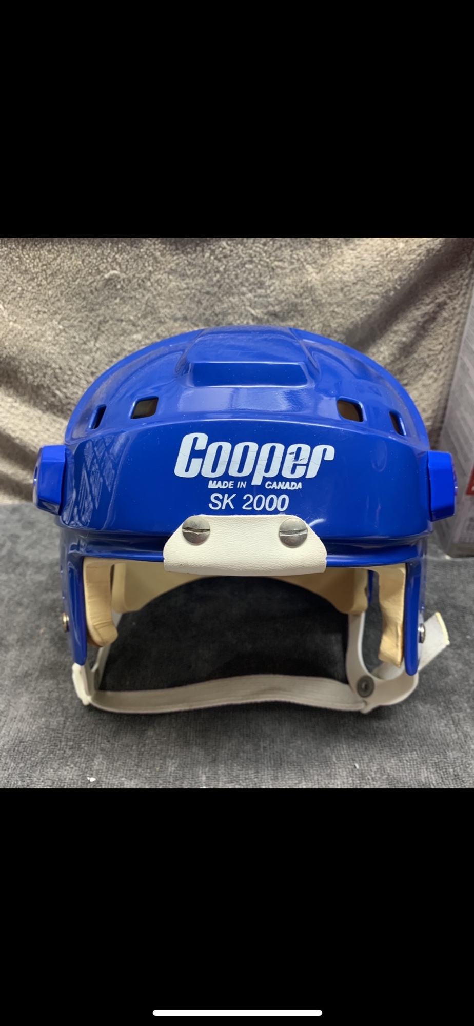 VINTAGE BLUE COOPER SK2000 HOCKEY HELMET | SidelineSwap