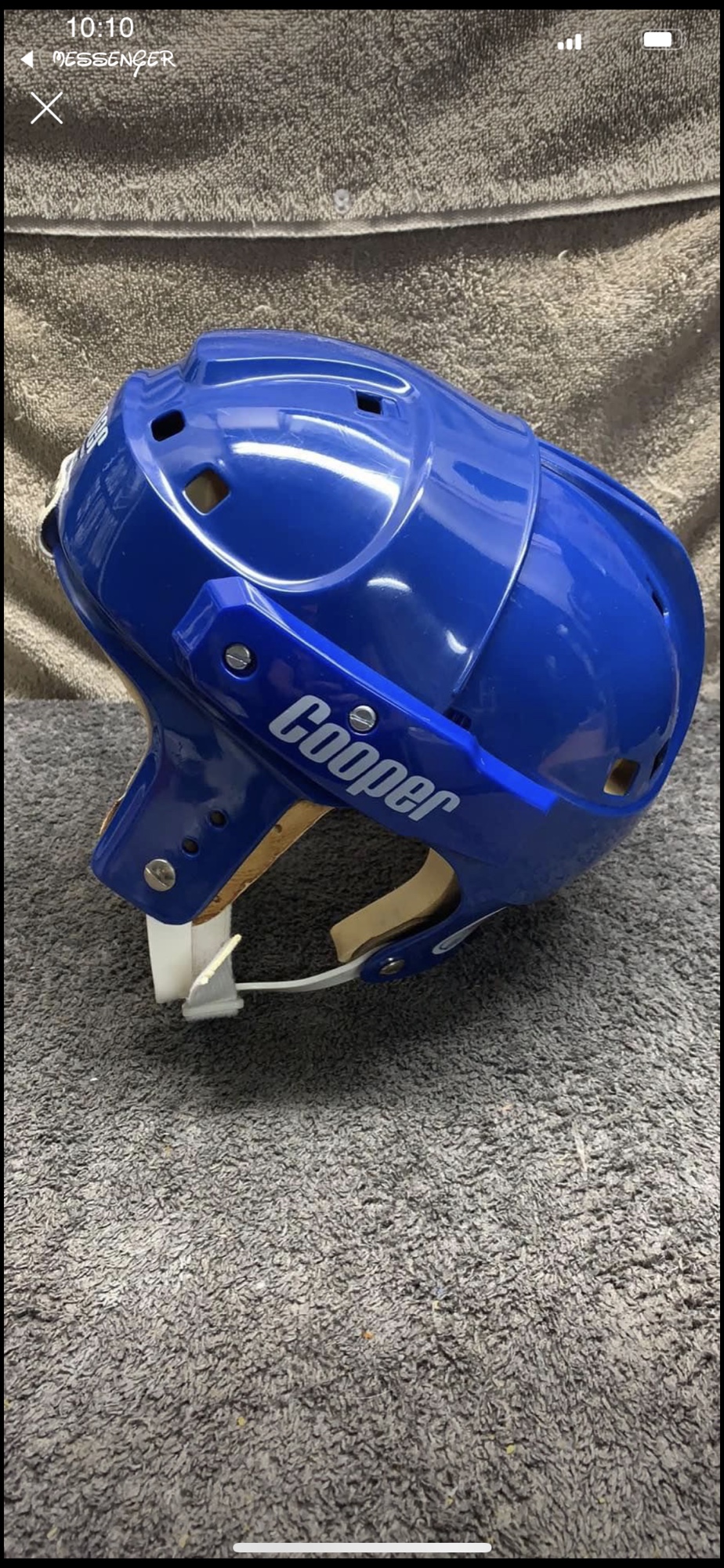VINTAGE BLUE COOPER SK2000 HOCKEY HELMET | SidelineSwap