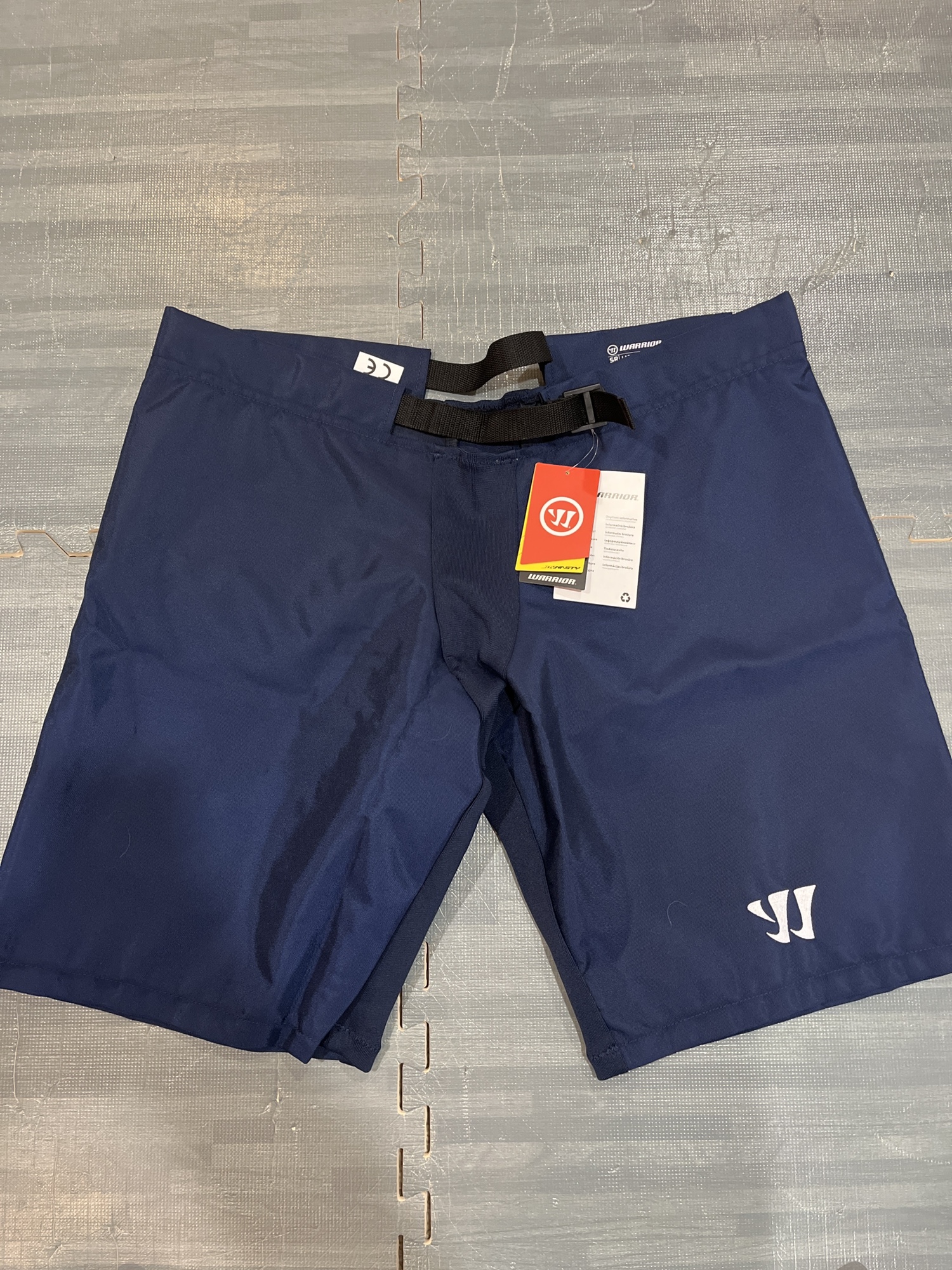 Warrior Navy Blue Hockey Pant Shell senior Large New | SidelineSwap