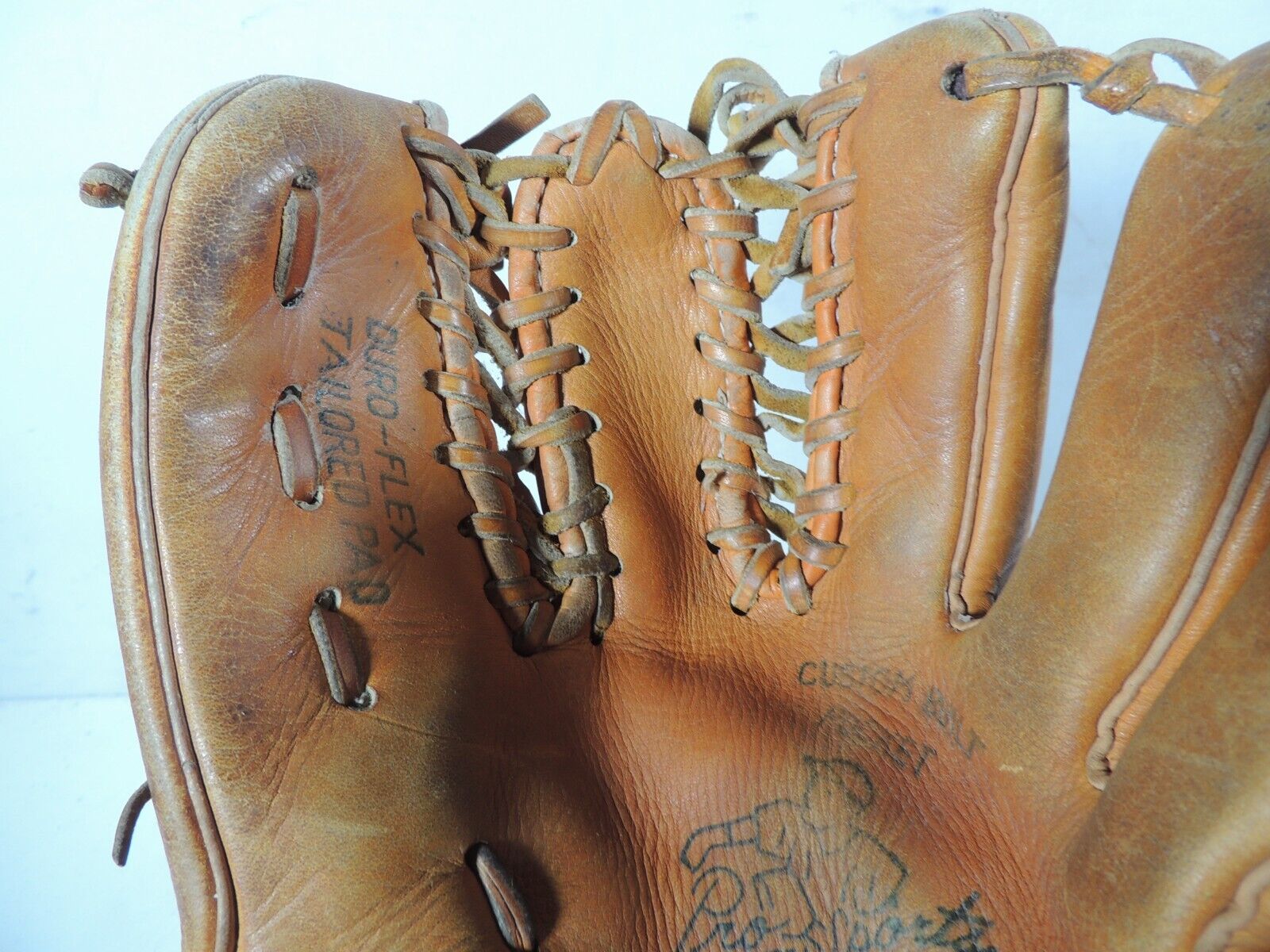 Pro Sports 3000 Vintage Baseball Brown Leather Glove Professional Model ...