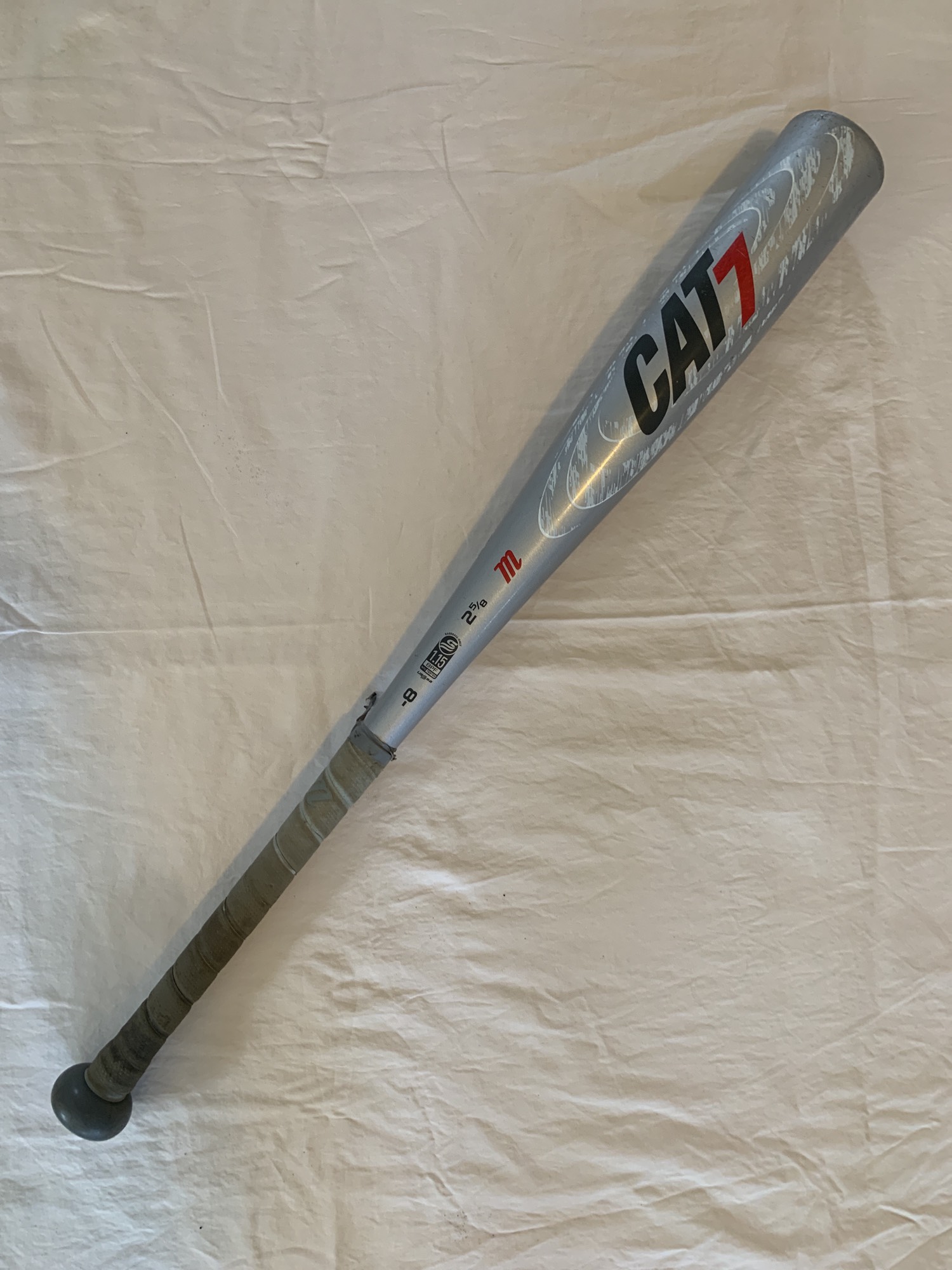 Used USSSA Certified Marucci CAT 7 (28") Alloy Baseball Bat - 20OZ (-8 ...
