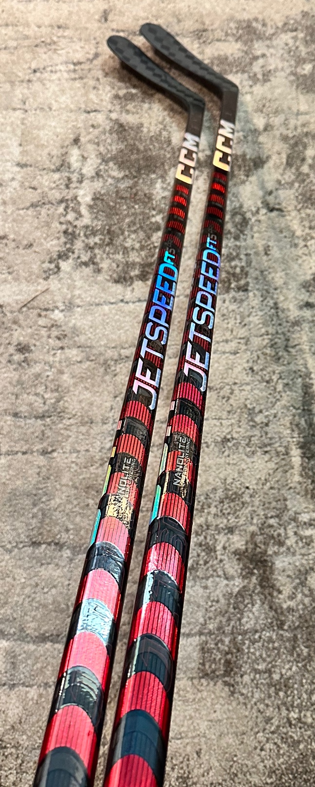 NEW! 2 Pack! 2x 70 Flex CCM FT5 Pro P29 Left Handed Hockey Sticks ...