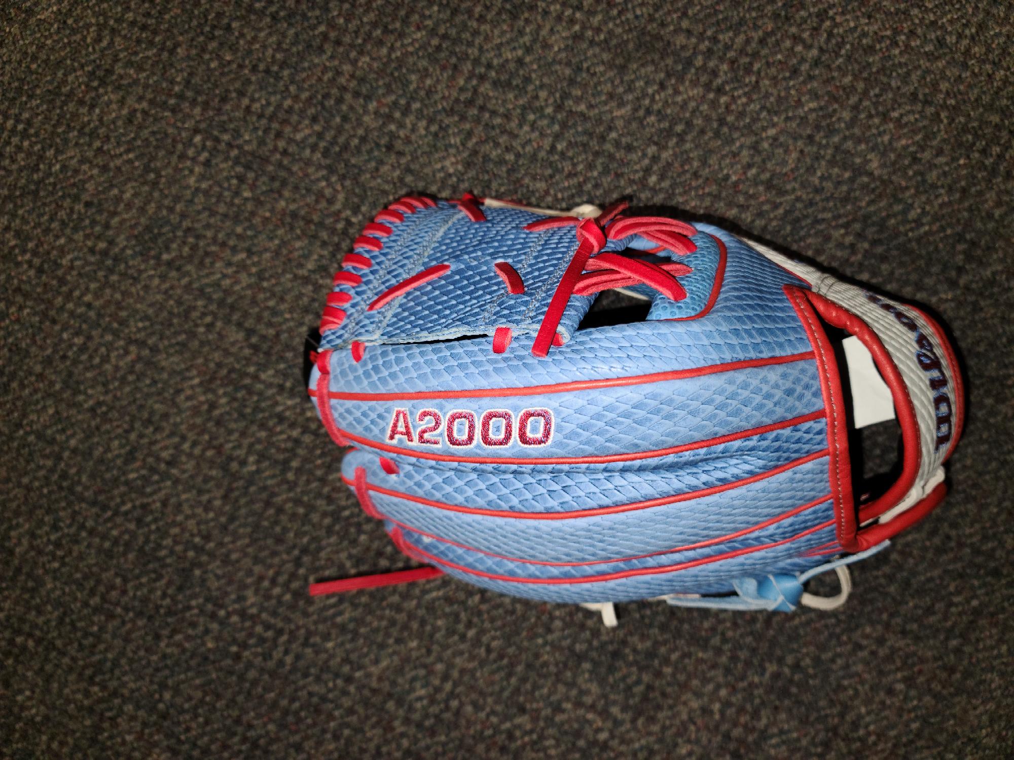 New Wilson A2000 SnakeSkin KS7 Spin Control Kelsey Stewart 12 ...