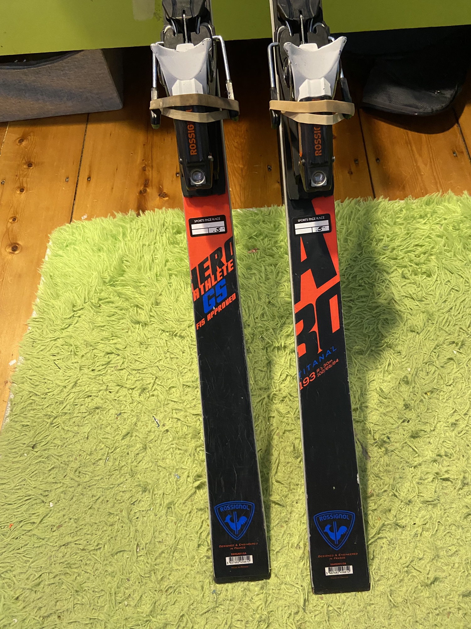 Rossignol Hero FIS Pro Men's GS Skis Used 193cm With Bindings ...