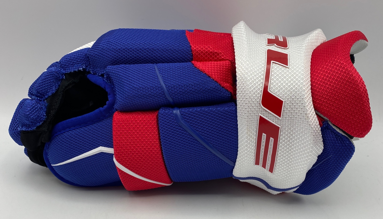 NEW True Catalyst 7X Gloves, Red/White/Blue, 15” | SidelineSwap