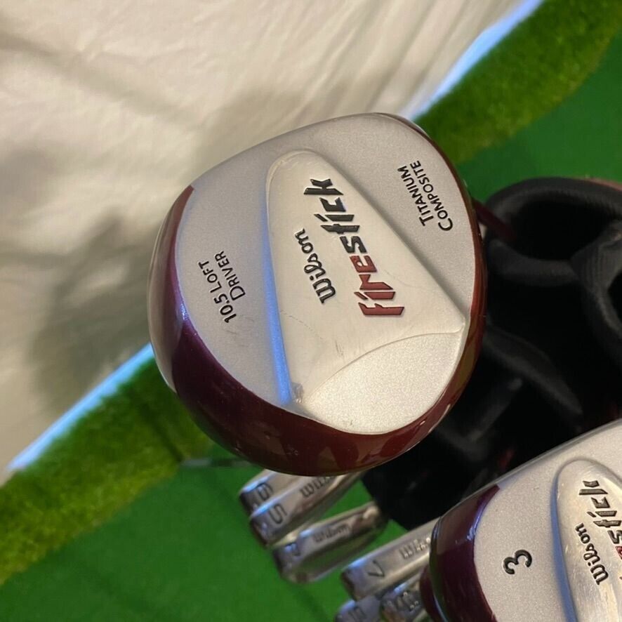 Wilson Firestick Golf Club Complete Mens Right Handed Set With Brand ...