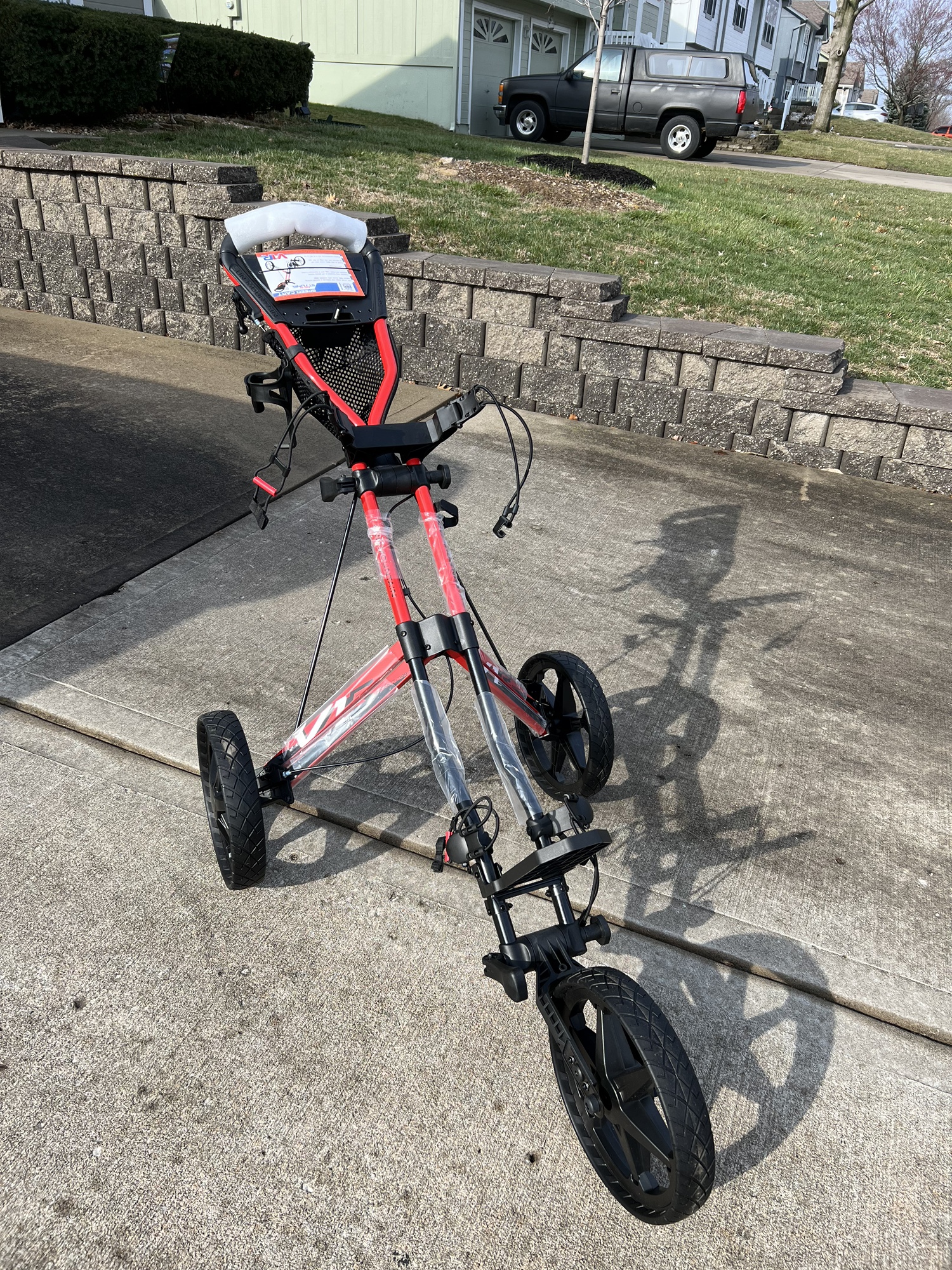 Red Unisex Sun Mountain Push Cart | SidelineSwap