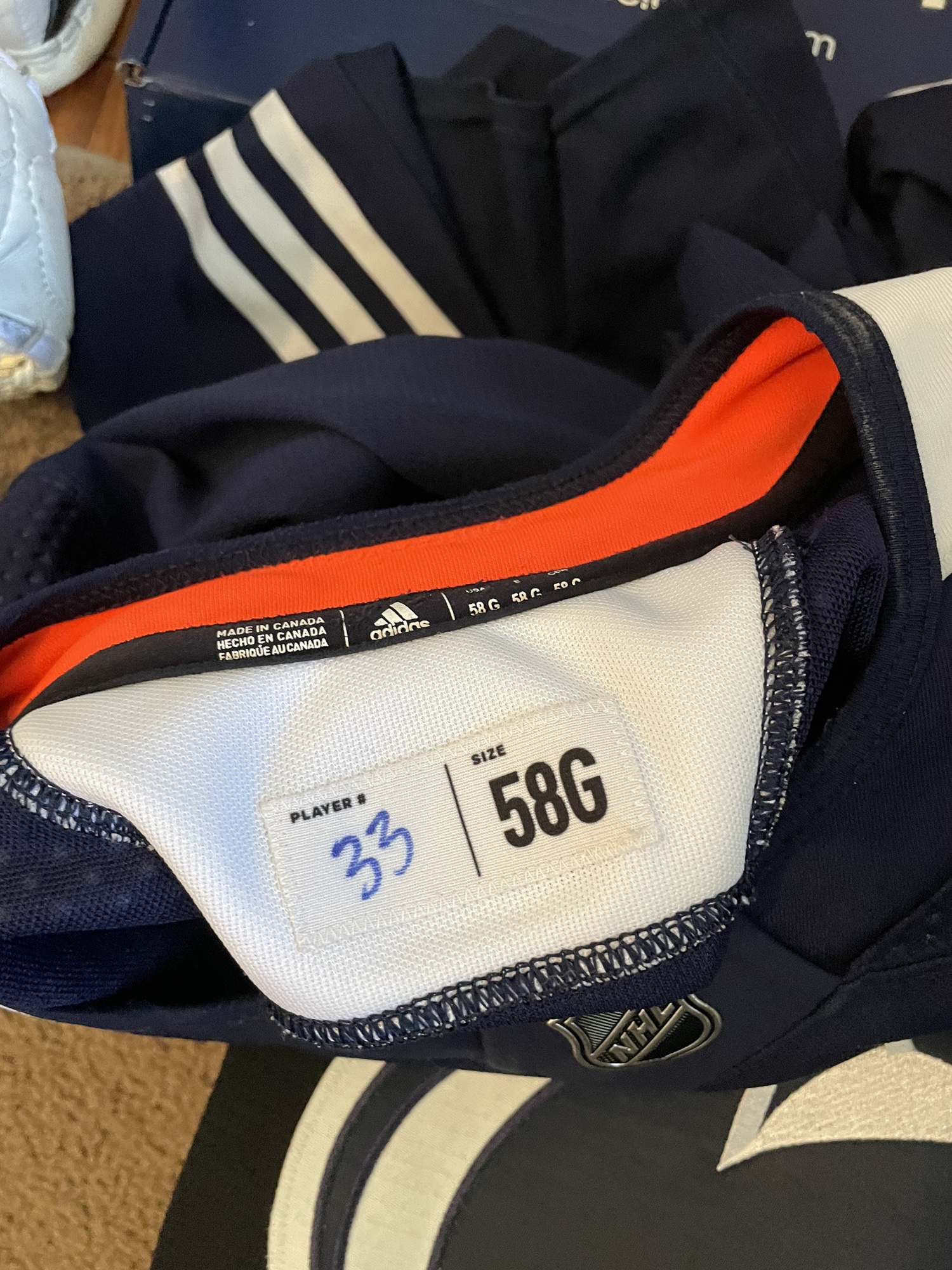 Nashville Predators #33 Adidas Goalie Cut 58G Practice Jersey ...