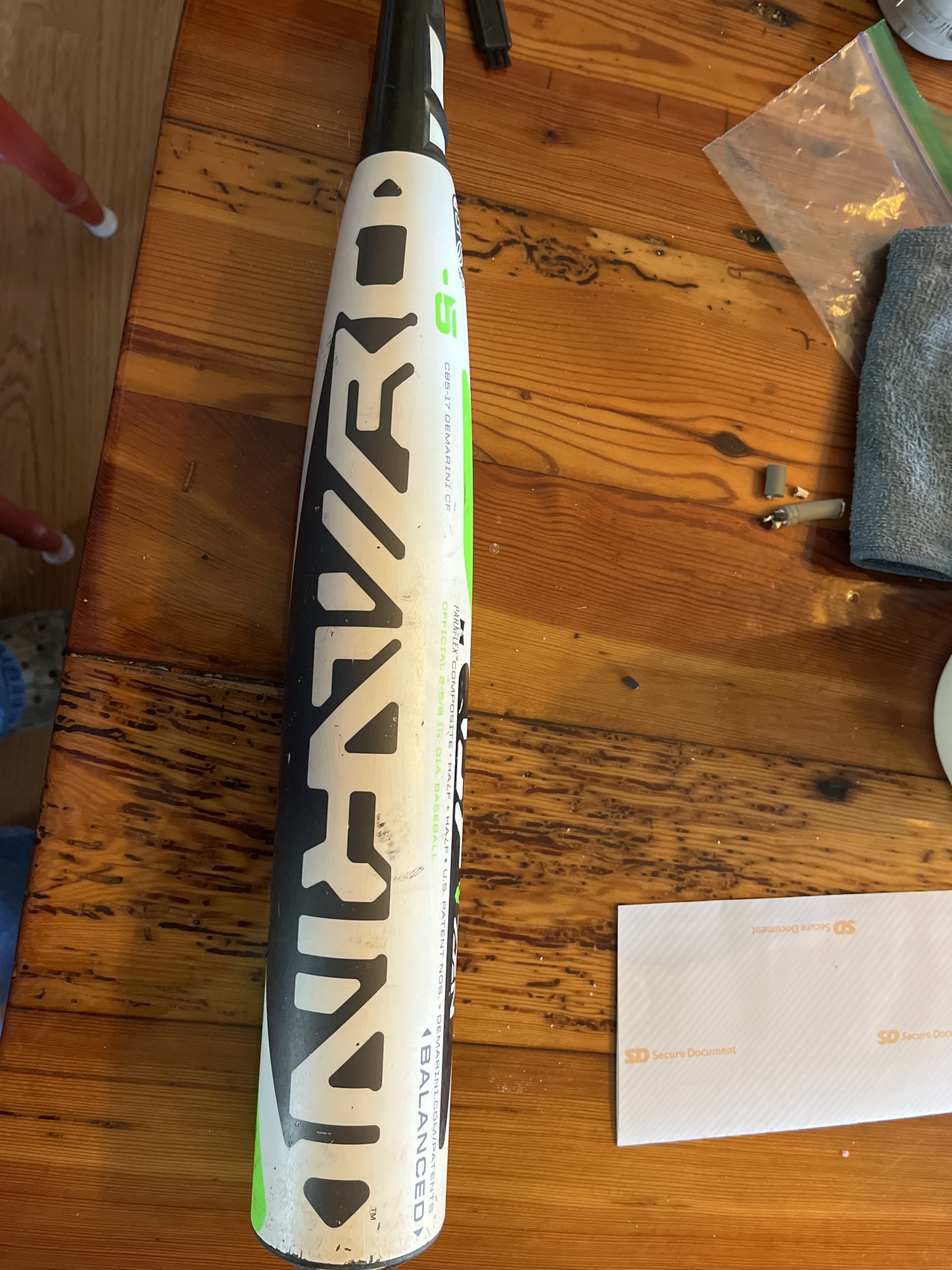Used 2017 DeMarini Composite CF Zen Bat 26 oz 31" | SidelineSwap