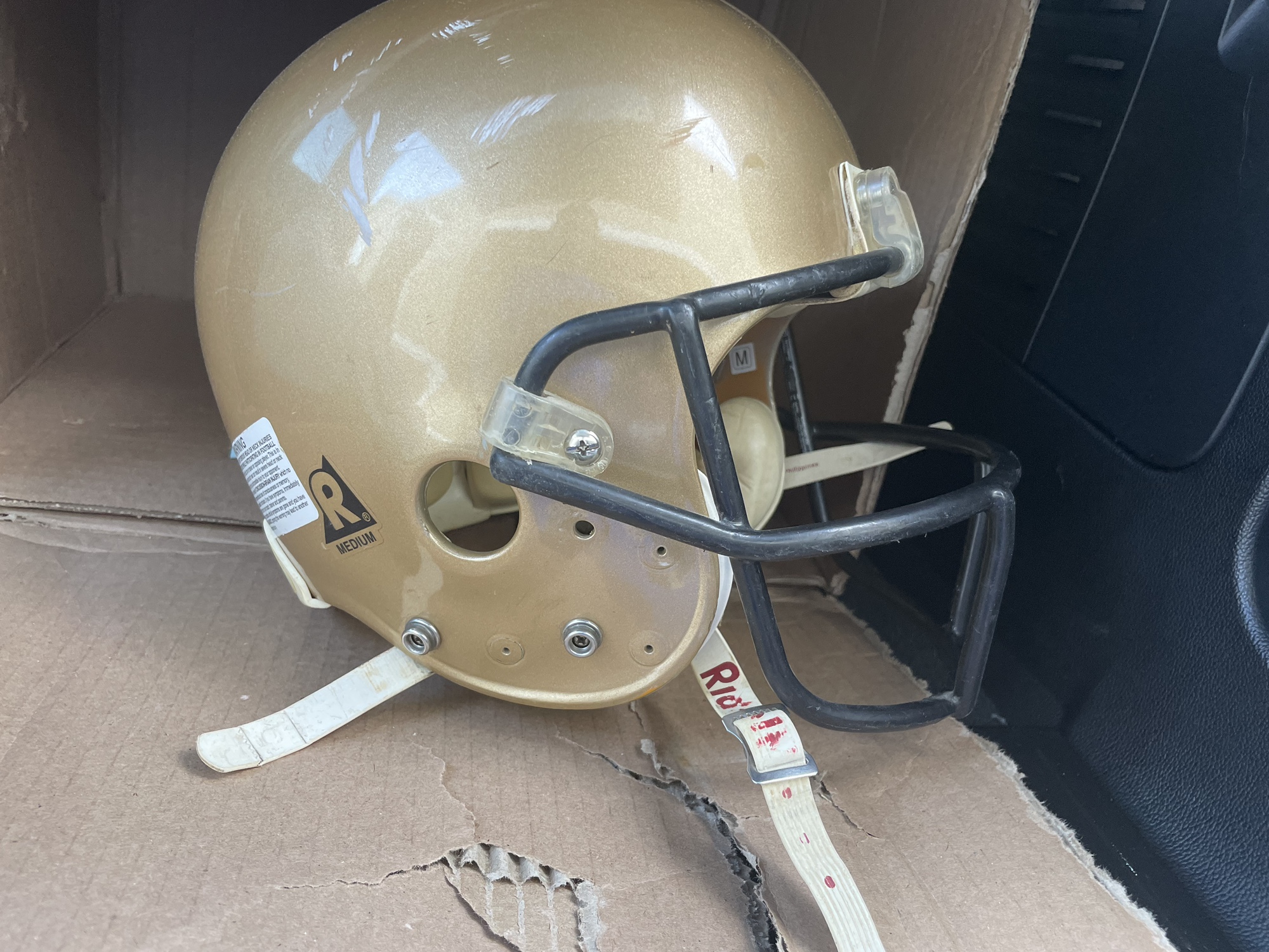 Riddle football helmet | SidelineSwap